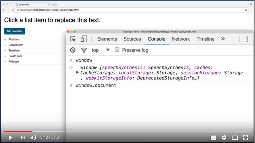 Learn JavaScript In Half An Hour Without JQuery Eloquens