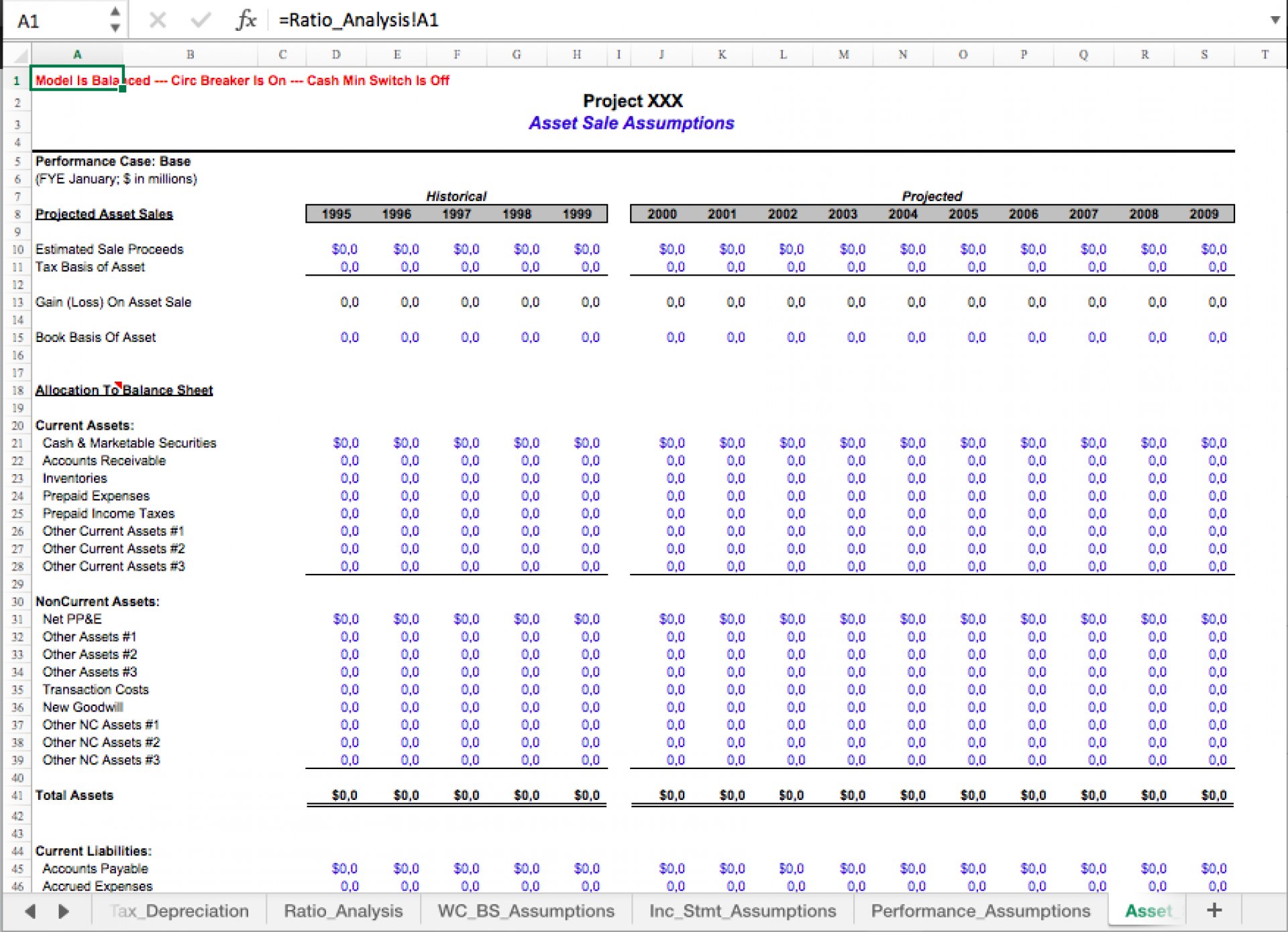 Lbo Model Excel Template