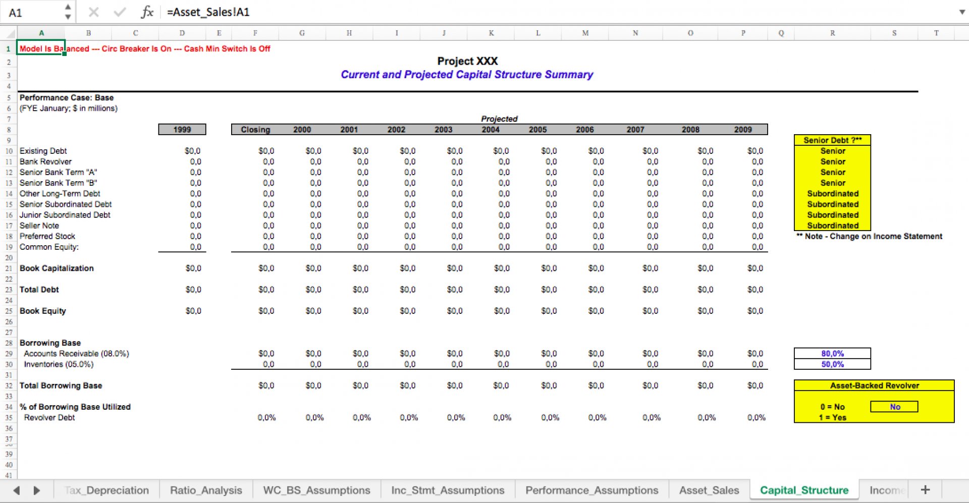 Leveraged Buyout LBO Model Template Excel Eloquens