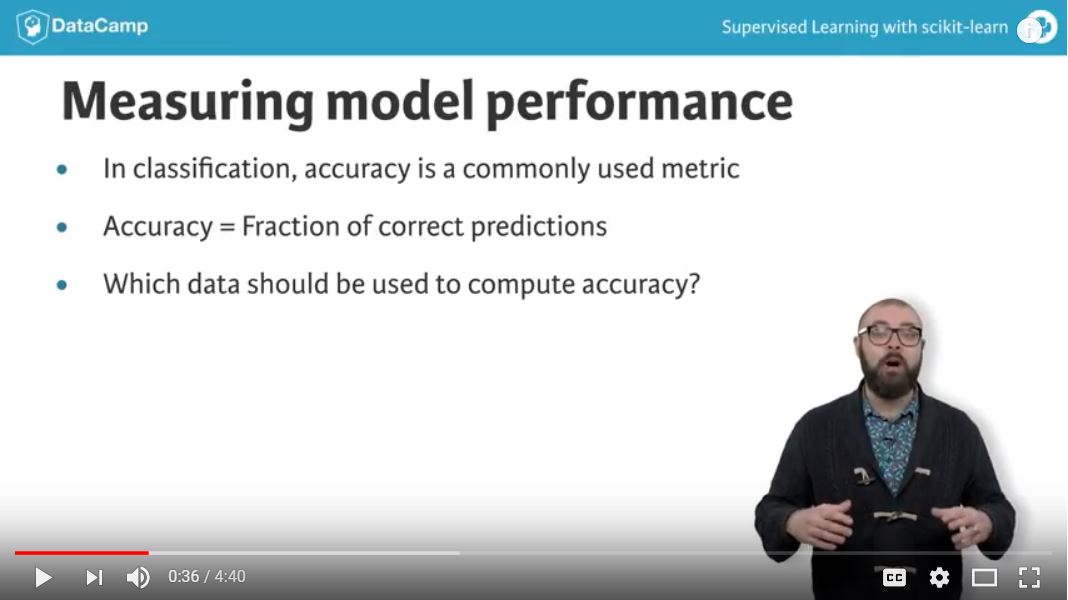 Measuring Model Performance - Eloquens