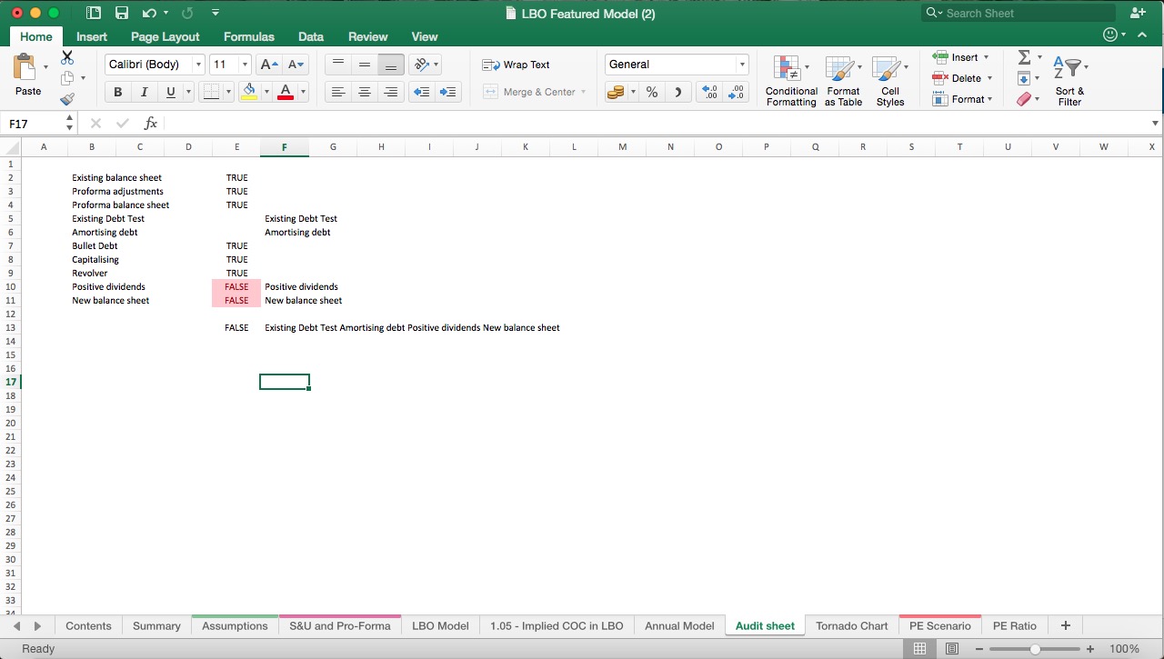 LBO Excel Model - with Capital Structure Analysis - Eloquens