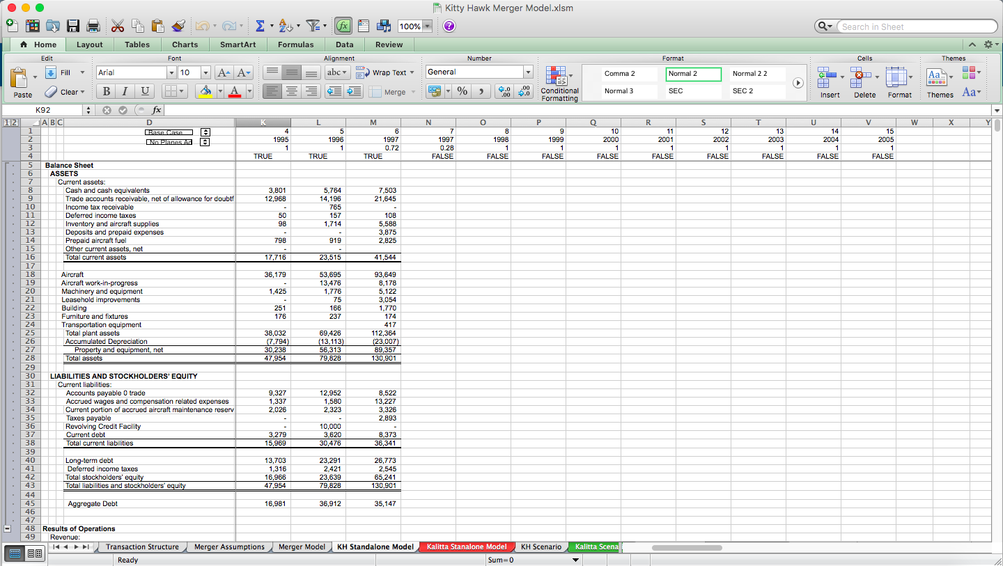 How to combine two standalone excel models to create a Merger Model ...
