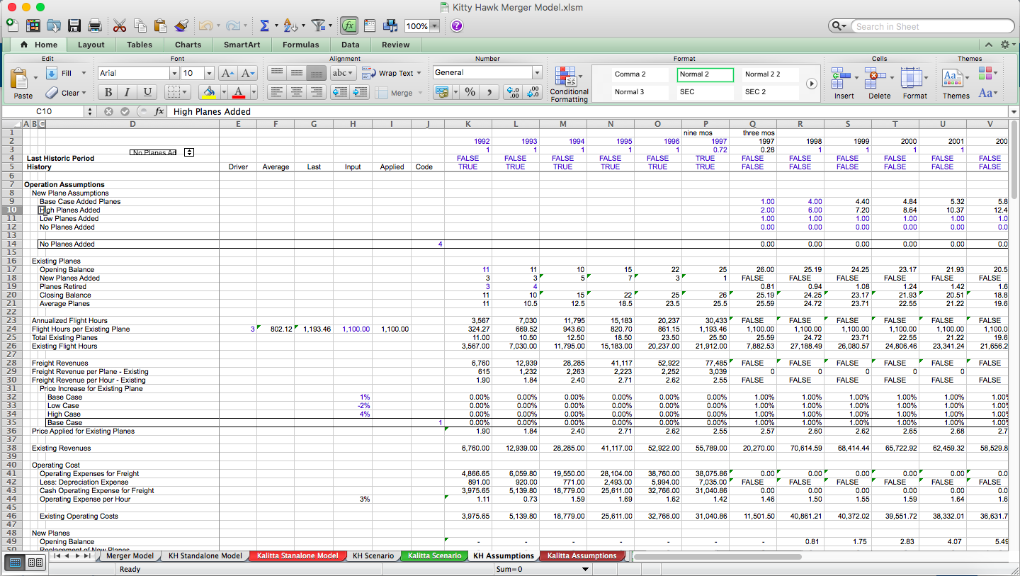 How to combine two standalone excel models to create a Merger Model ...