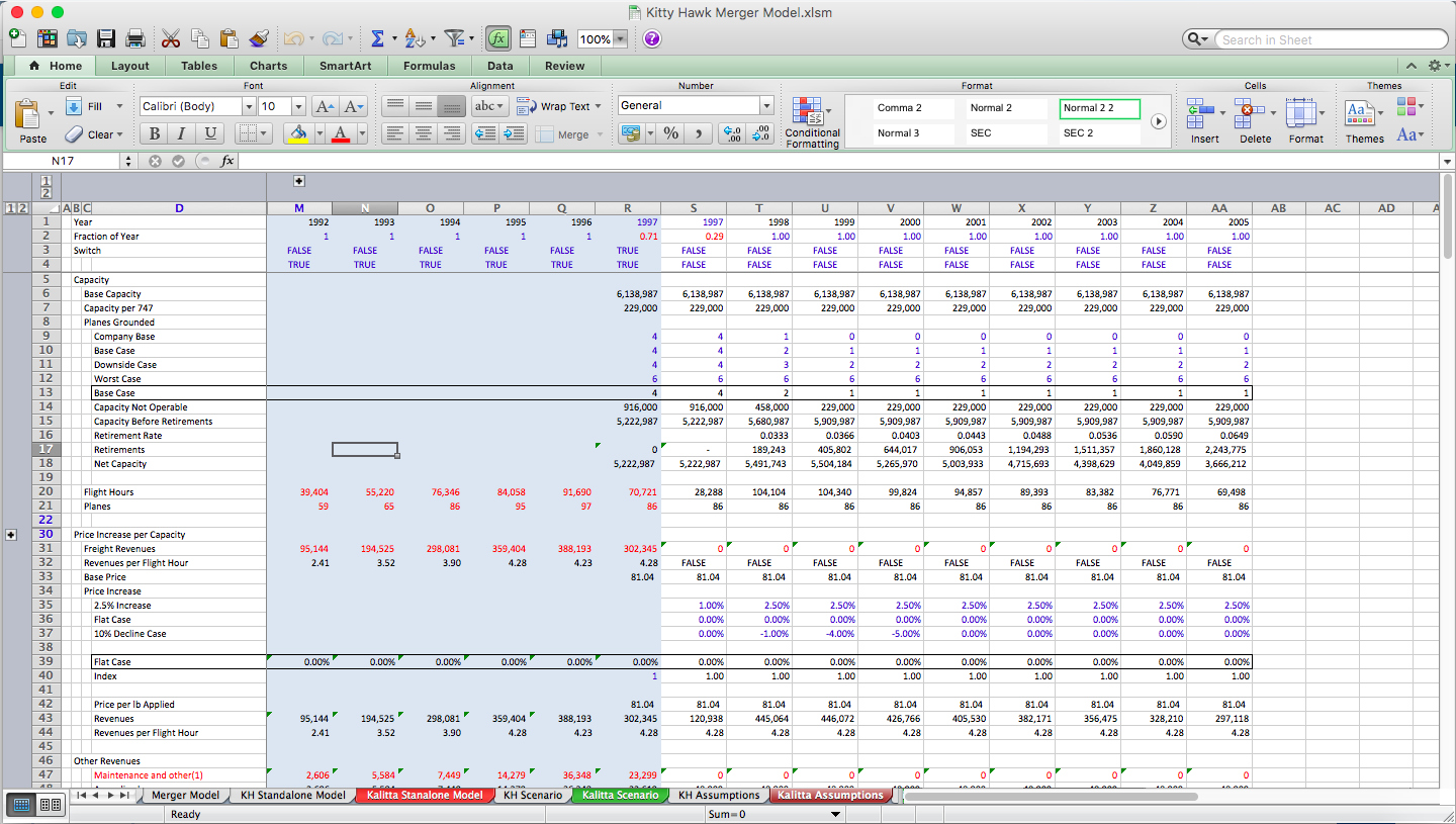 How to combine two standalone excel models to create a Merger Model ...