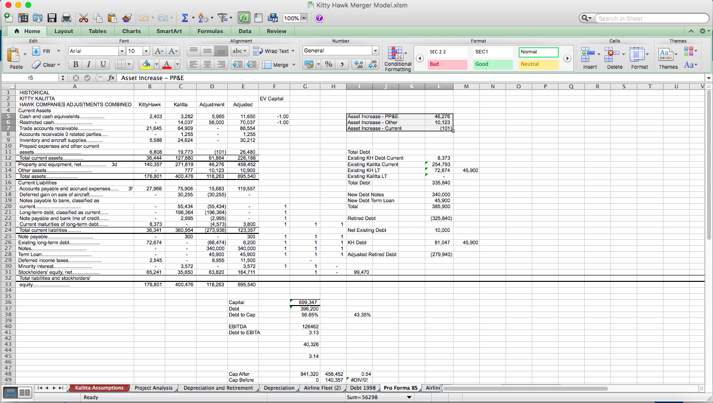 How to combine two standalone excel models to create a Merger Model ...