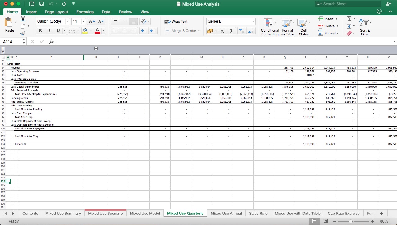 Real Estate Excel Model - Eloquens