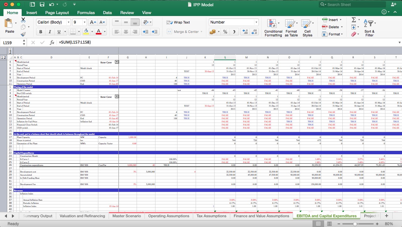 Independent Power Producer (IPP) Excel Model - Eloquens