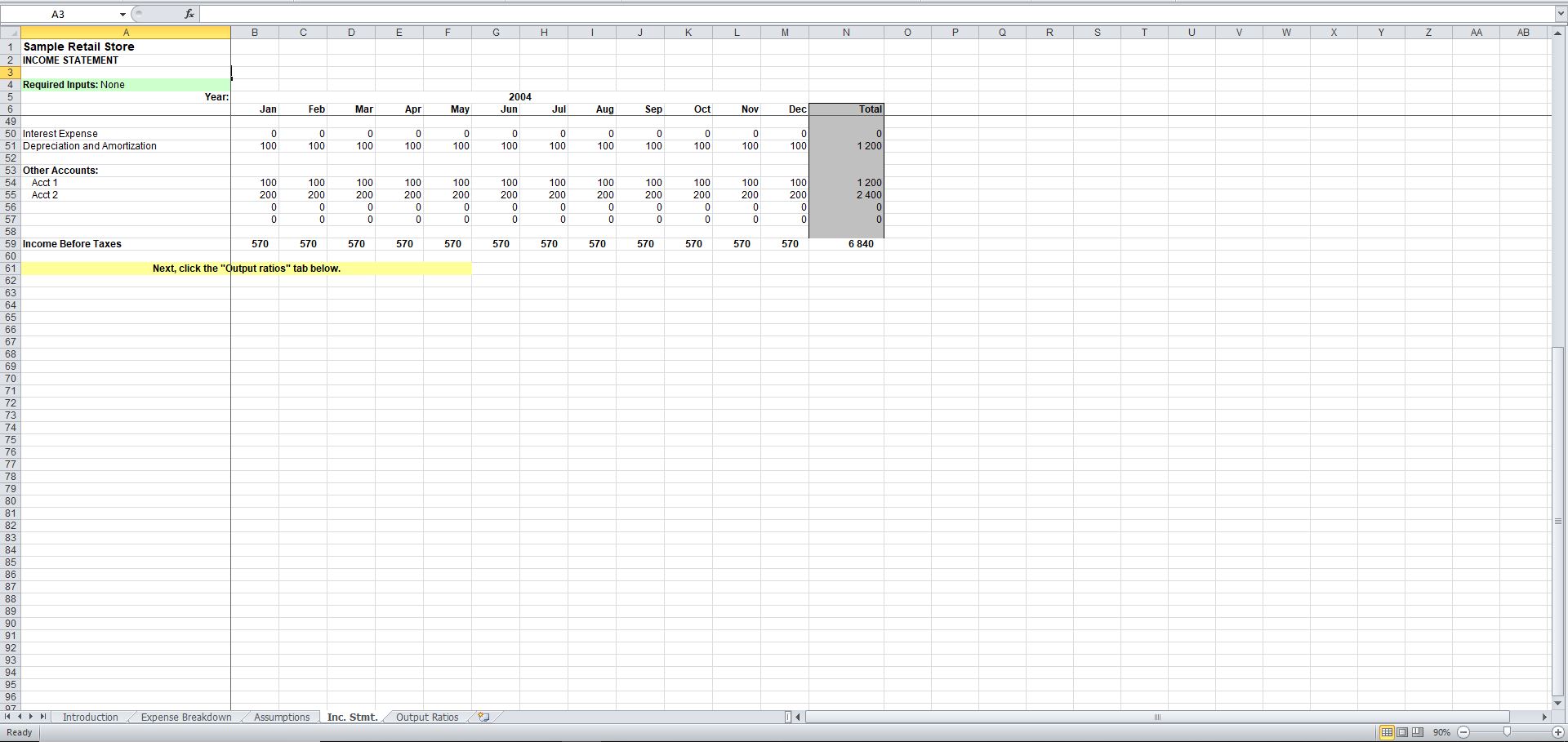 Restaurant Financial Projections Excel Workbook - Eloquens