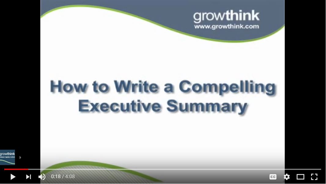 How to Write an Executive Summary for a Business Plan - Eloquens