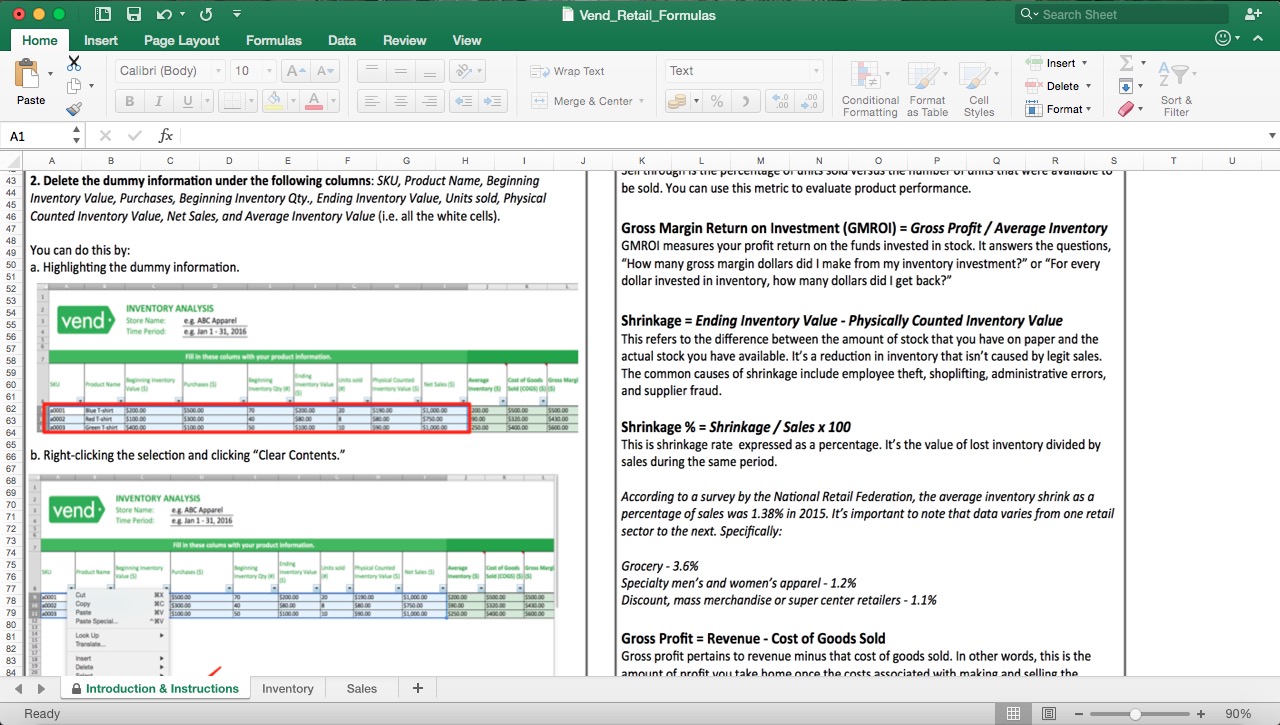 Retail Inventory Management Template - Eloquens
