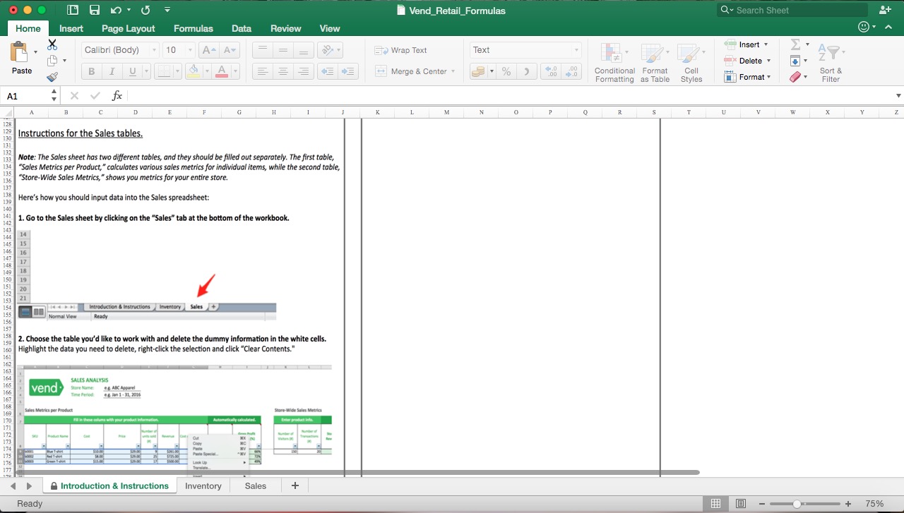 Retail Inventory Management Template - Eloquens