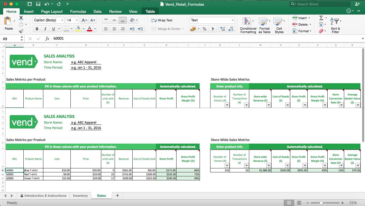 Retail Inventory Management Template - Eloquens Retail Inventory Management Template - Eloquens