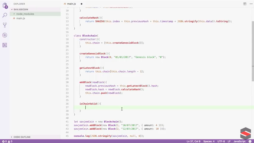 How To Create A Blockchain With Javascript Eloquens
