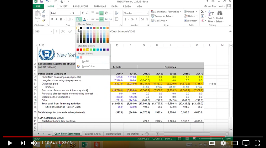 Modeling A Debt Schedule - Eloquens