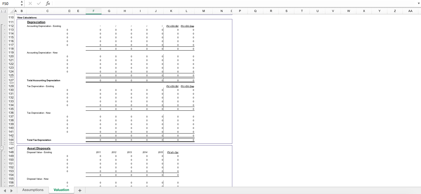 Business Valuation Excel Model with Economic Value Added - Eloquens