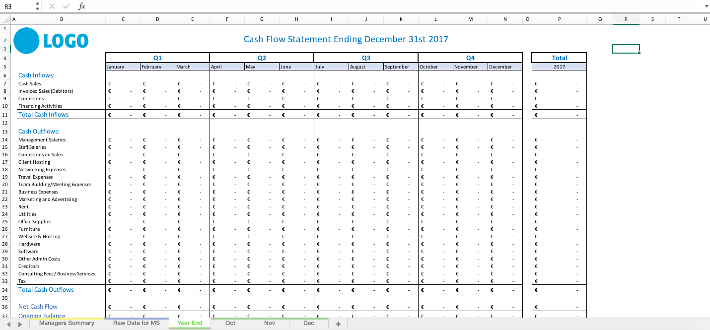 Startup Excel Accounting System with Auto Generated Reports - Eloquens