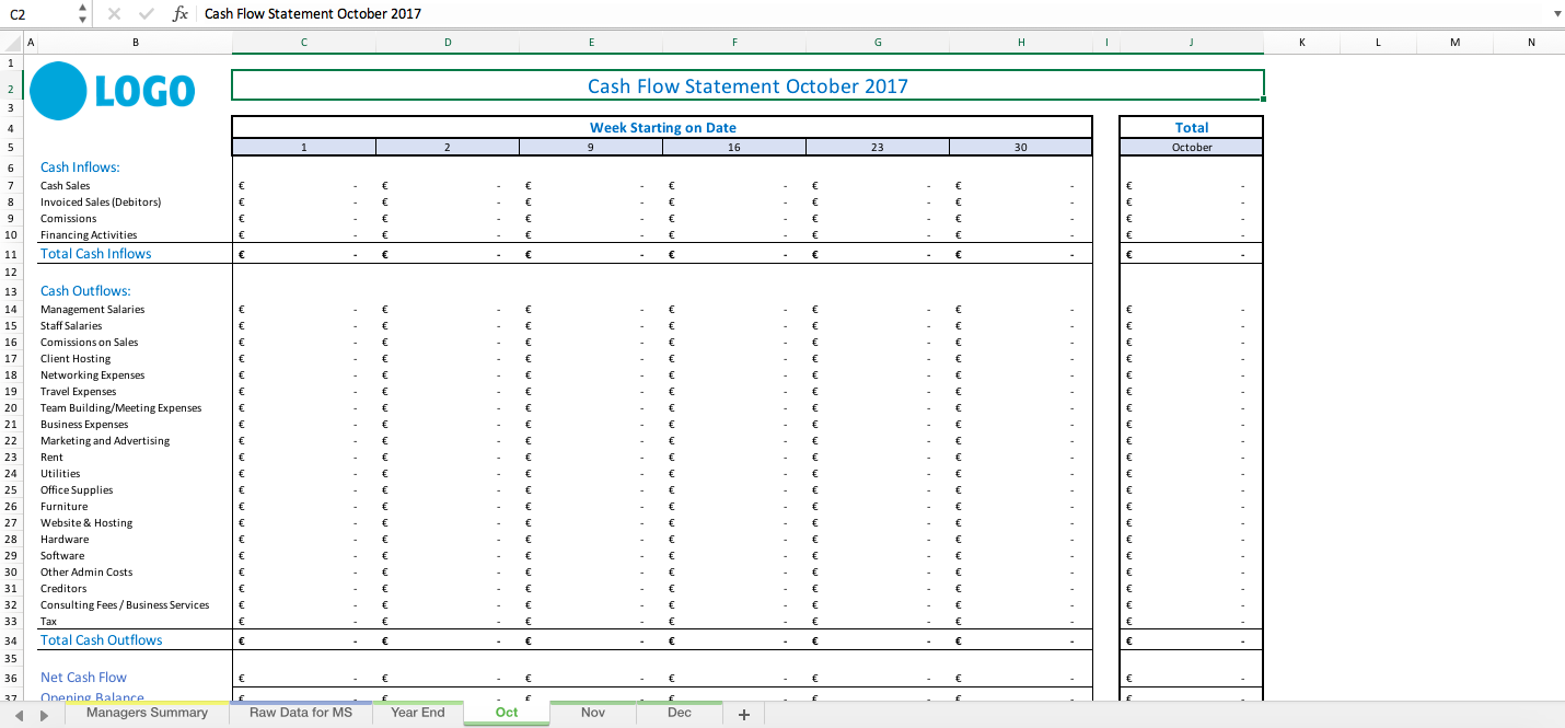 Startup Excel Accounting System with Auto Generated Reports - Eloquens