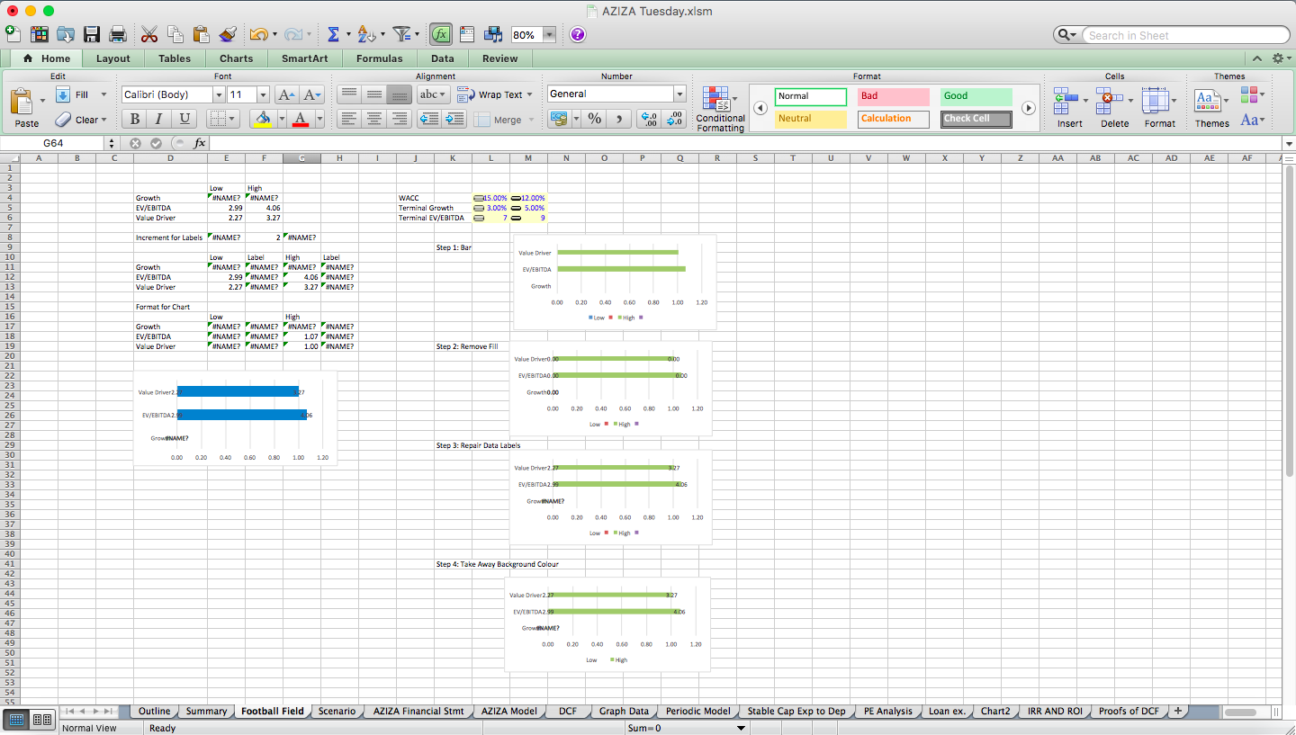 Bridge from Enterprise Value to Equity Value Excel Model - Eloquens