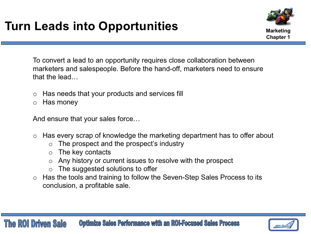 How To Optimize Sales Performance with an ROI-Focused Sales Process ...