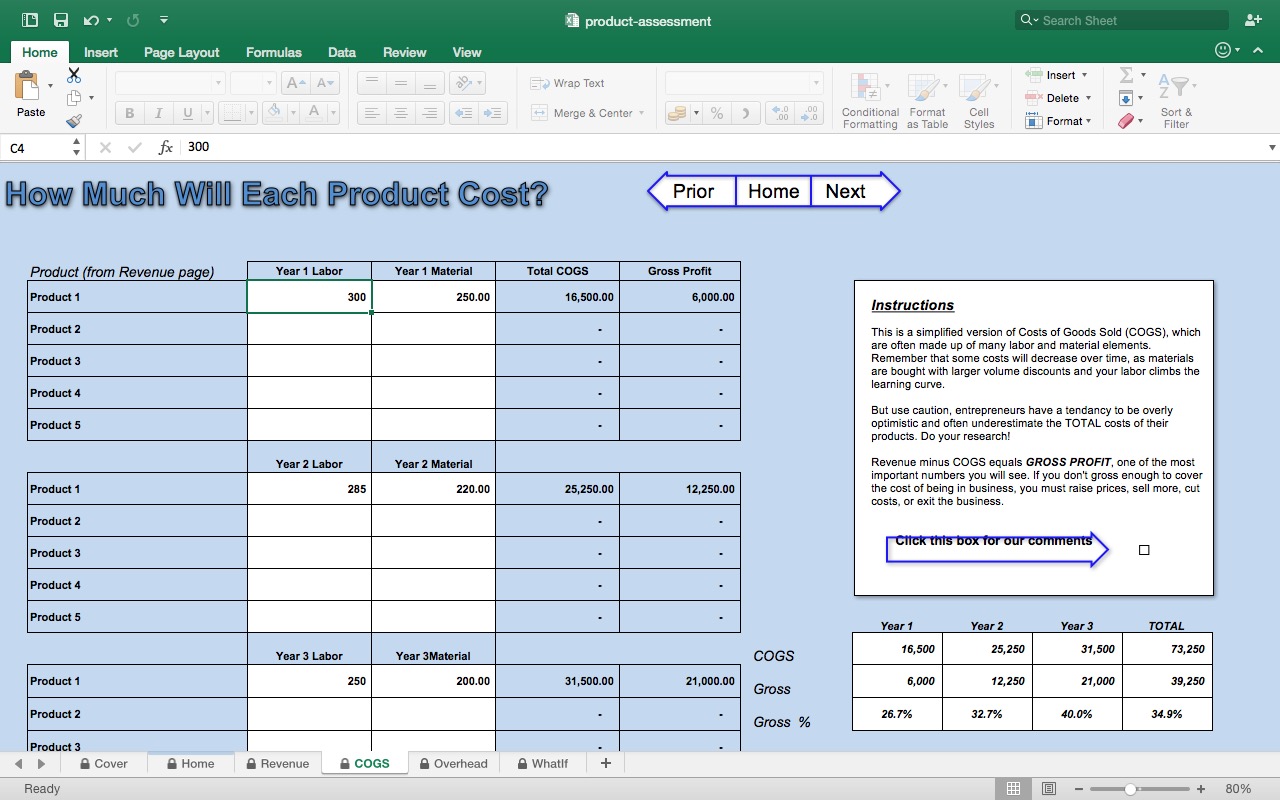 Product Assessment Tool - Eloquens
