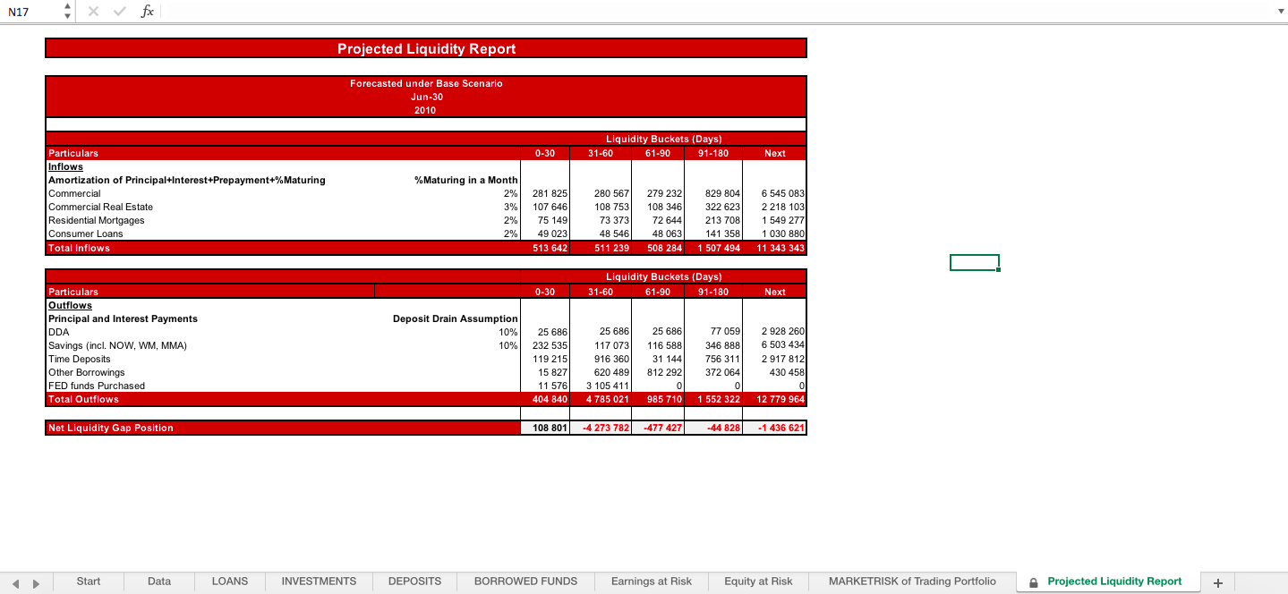 Asset and Liability (ALM) Excel Model - Eloquens