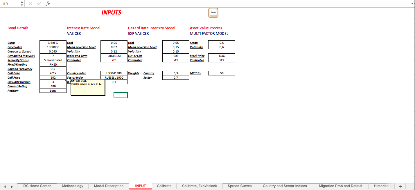 Compute Incremental Risk Charge for a Bond Using Monte Carlo Simulation ...