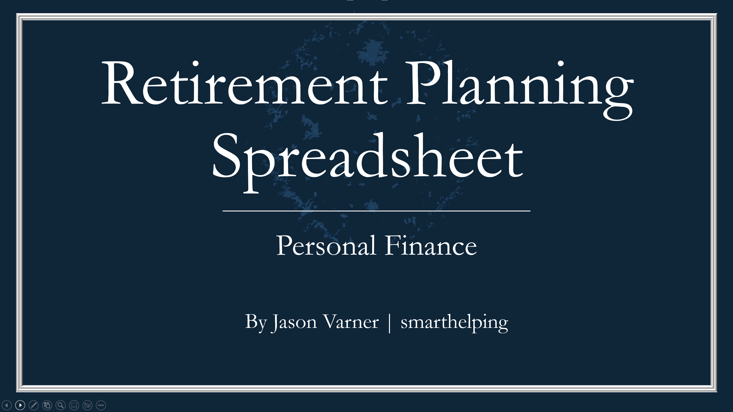 Retirement Planner Excel Model - Cash Flow Forecasting with Inflation ...