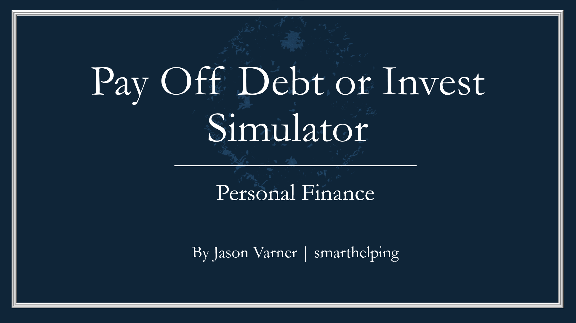 Excel Calculator: Full Loan Pay Off or Invest it All - Eloquens