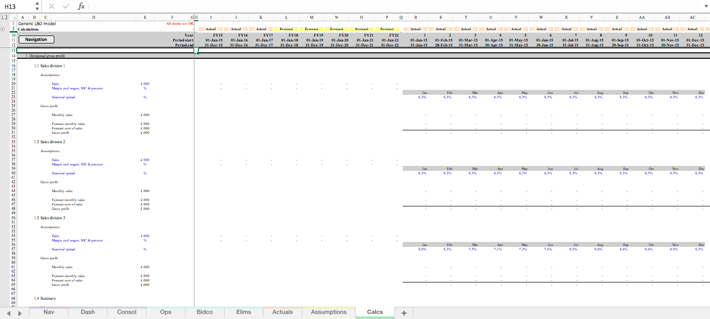 Generic LBO (Leveraged Buyout) Excel Model Template - Eloquens