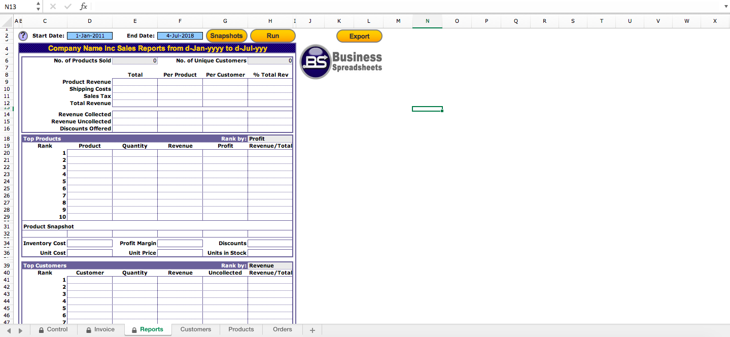 Microsoft excel inventory and invoicing system - billojo