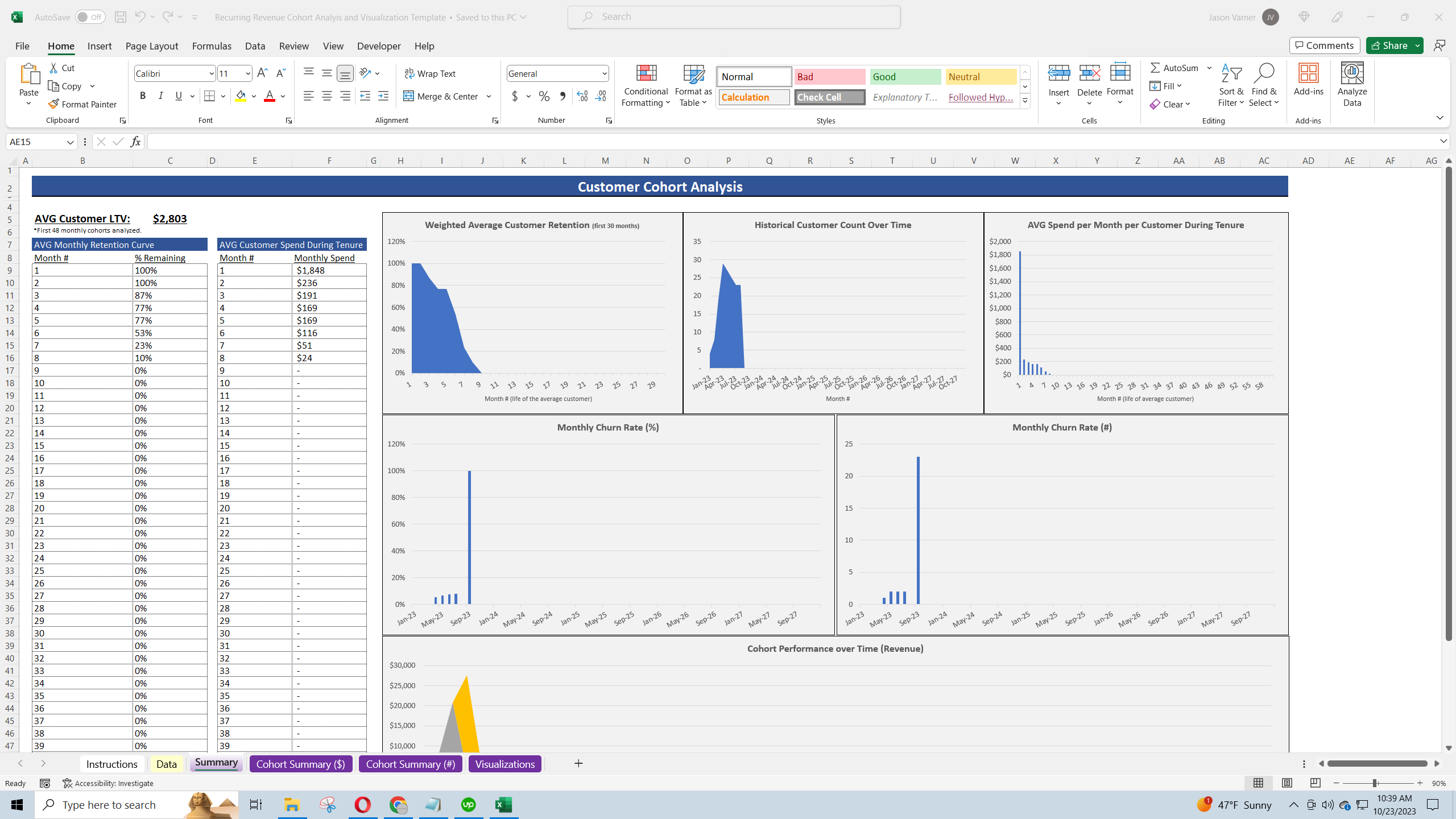 Customer Cohort Insights: A Comprehensive Analysis Template - Eloquens