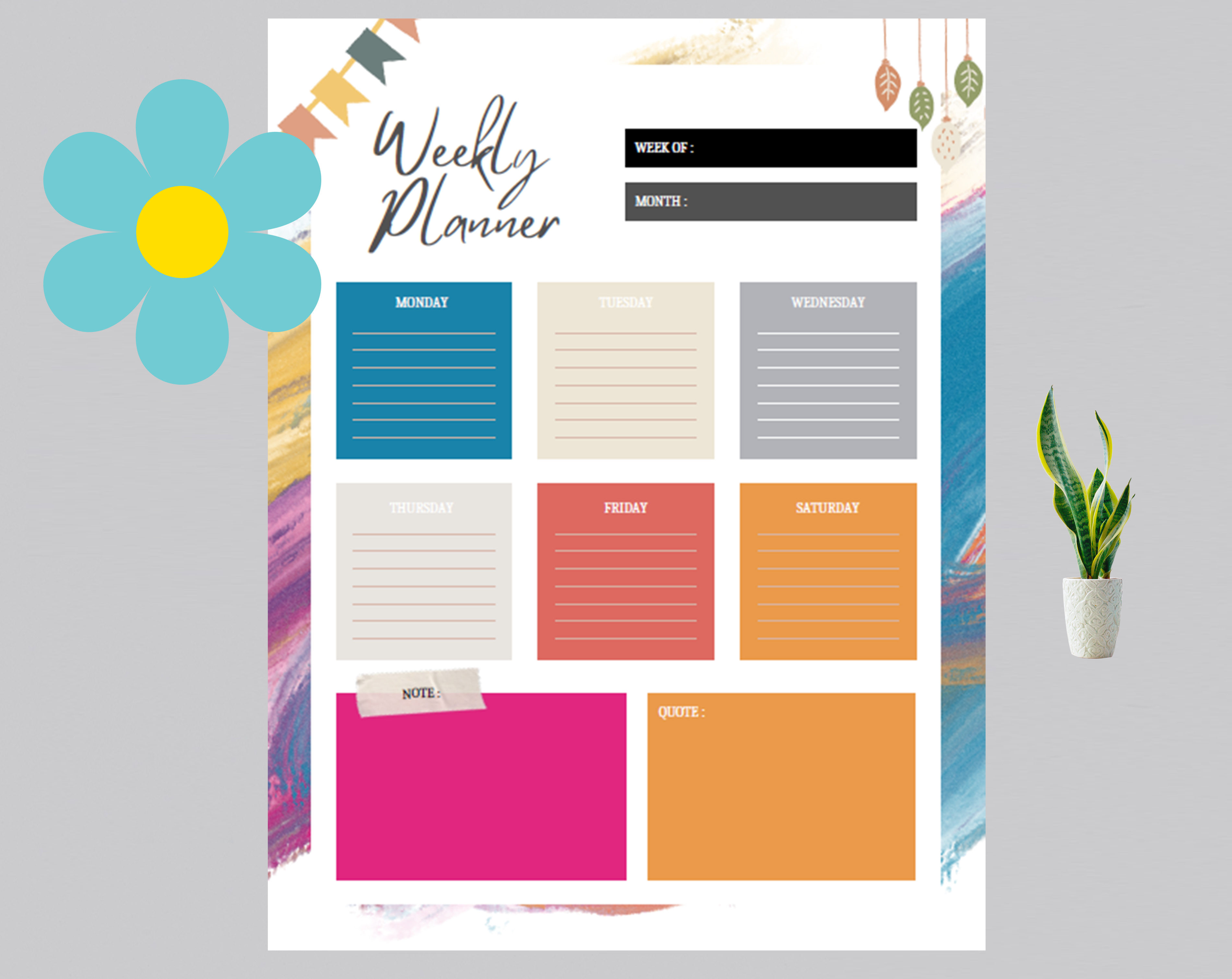 Canva Weekly Planner - Eloquens