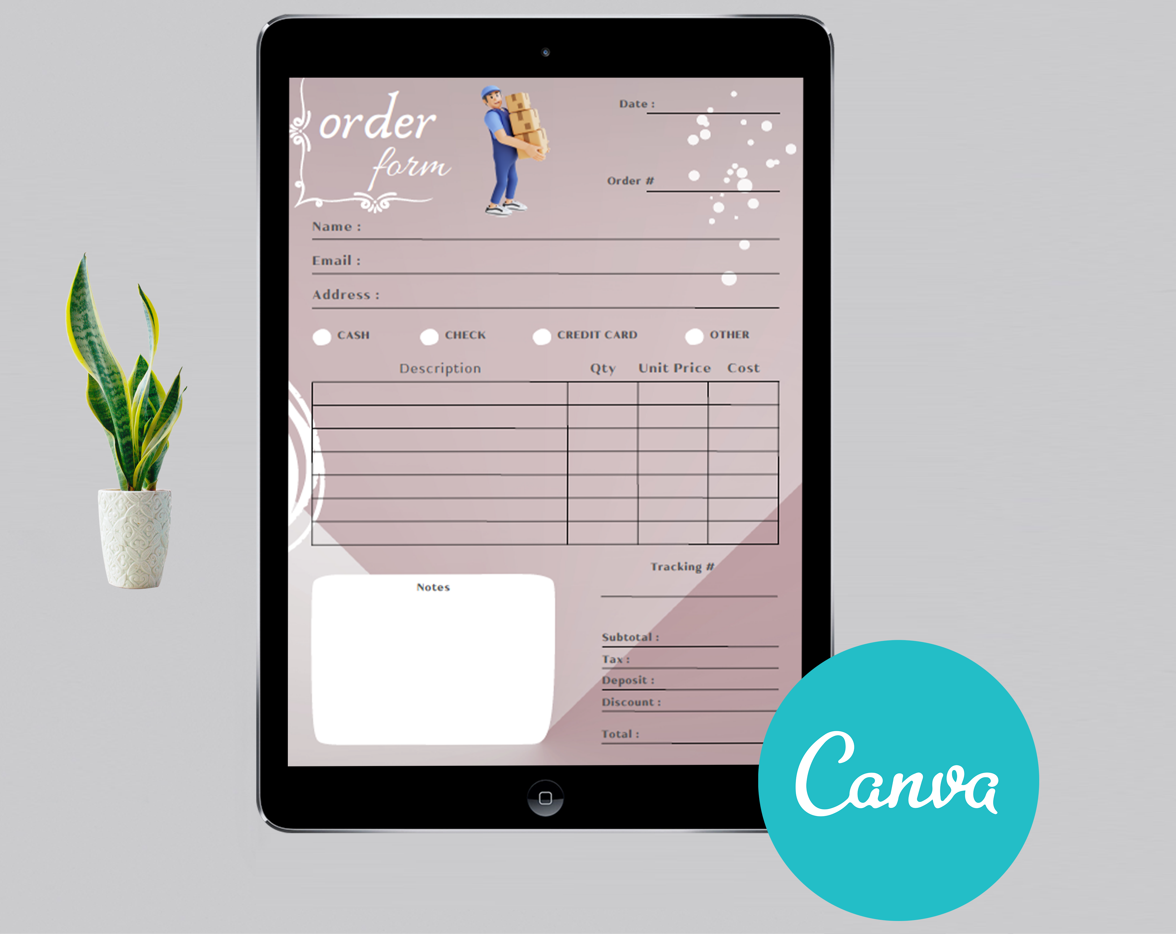 Order Form Planner - Eloquens