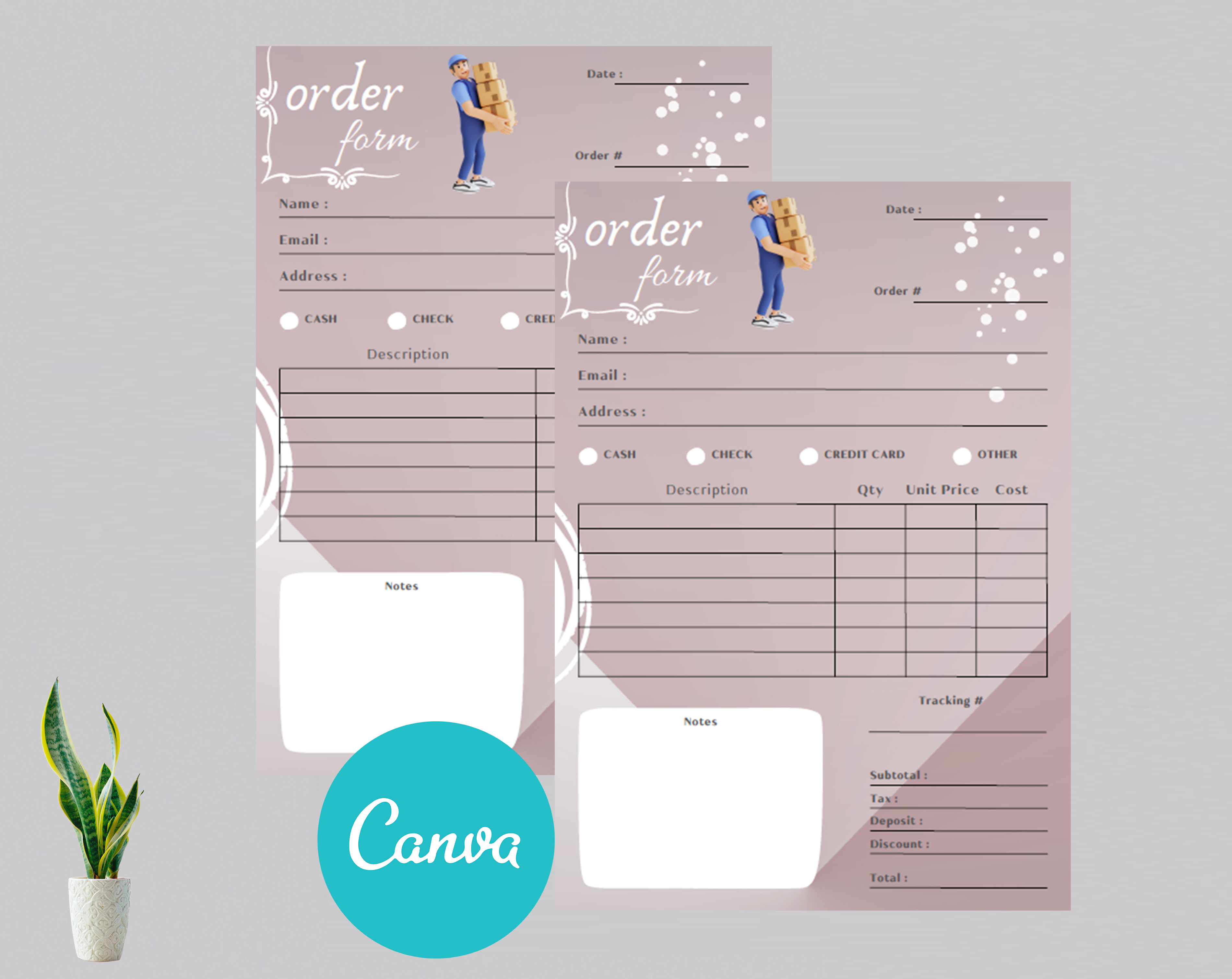Order Form Planner - Eloquens