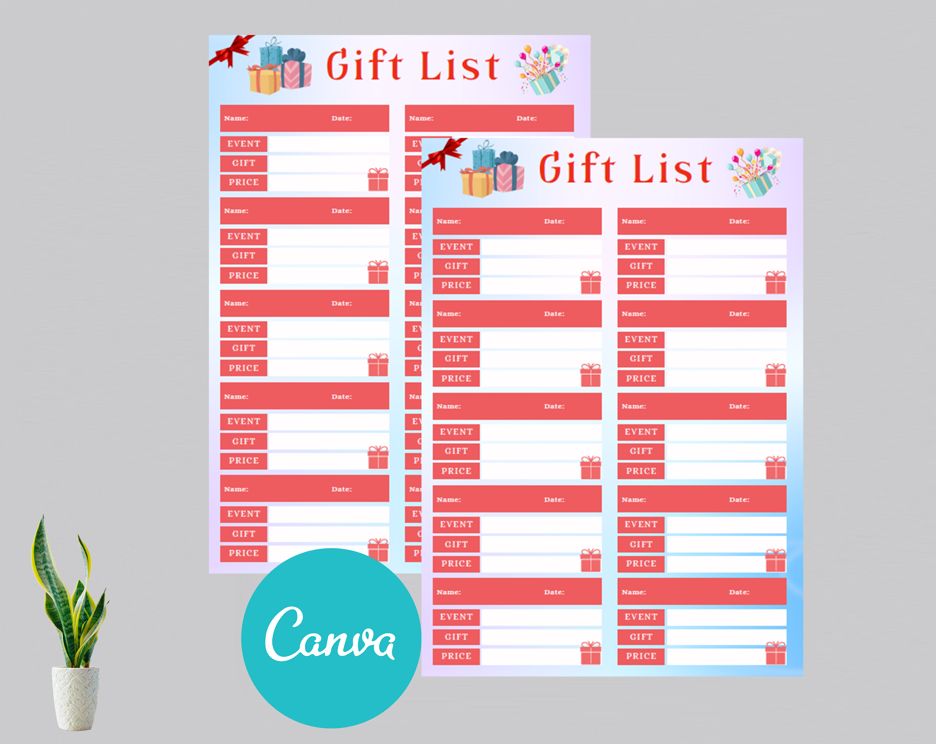 Gift List Planner - Eloquens