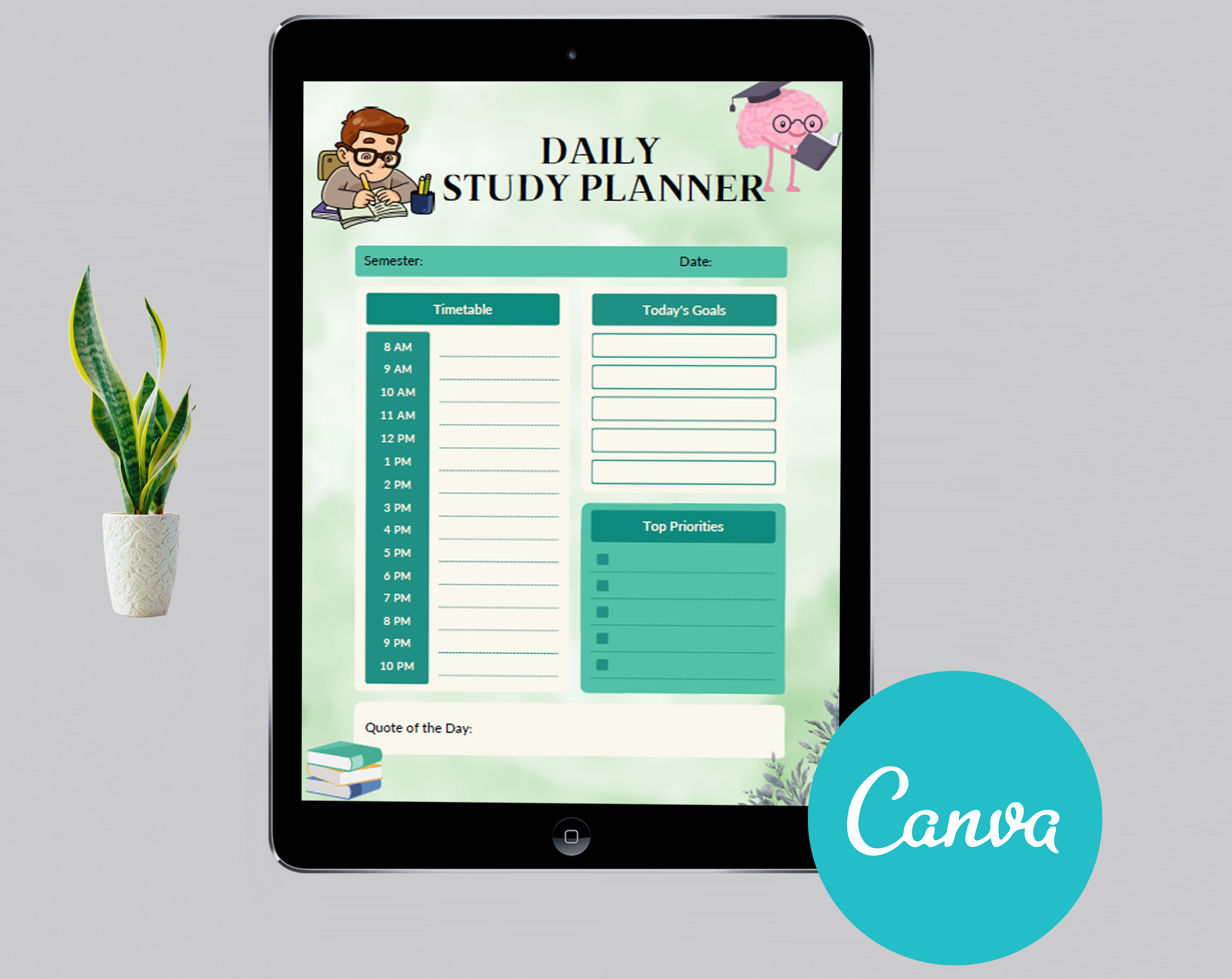 Daily Study Planner - Eloquens