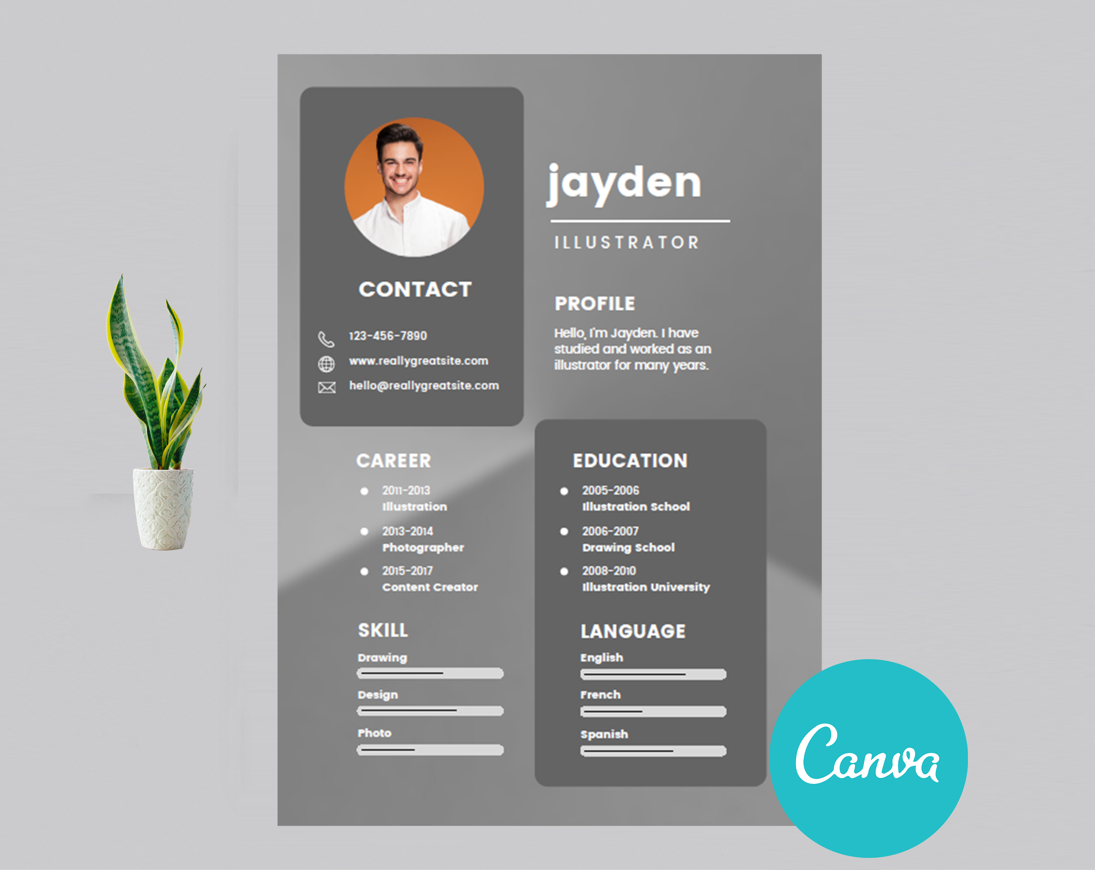 CV Resume Template - Eloquens