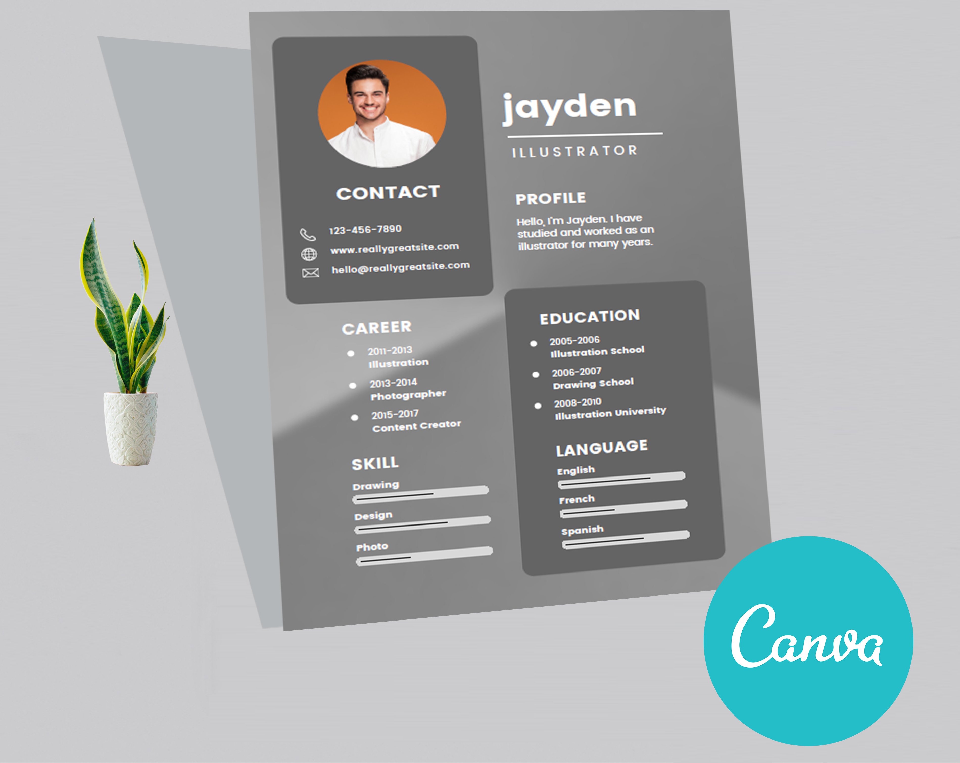 CV Resume Template - Eloquens