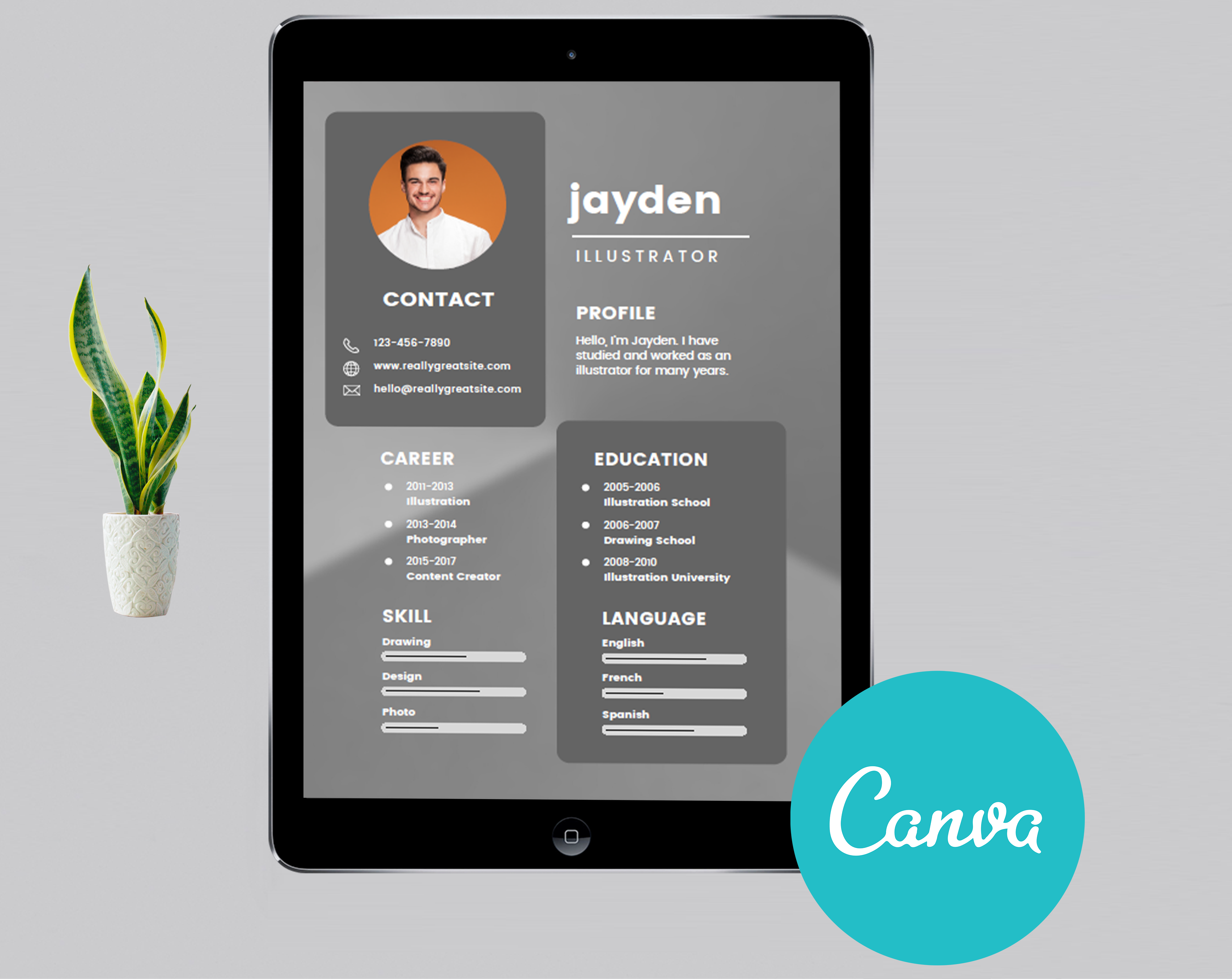 CV Resume Template - Eloquens