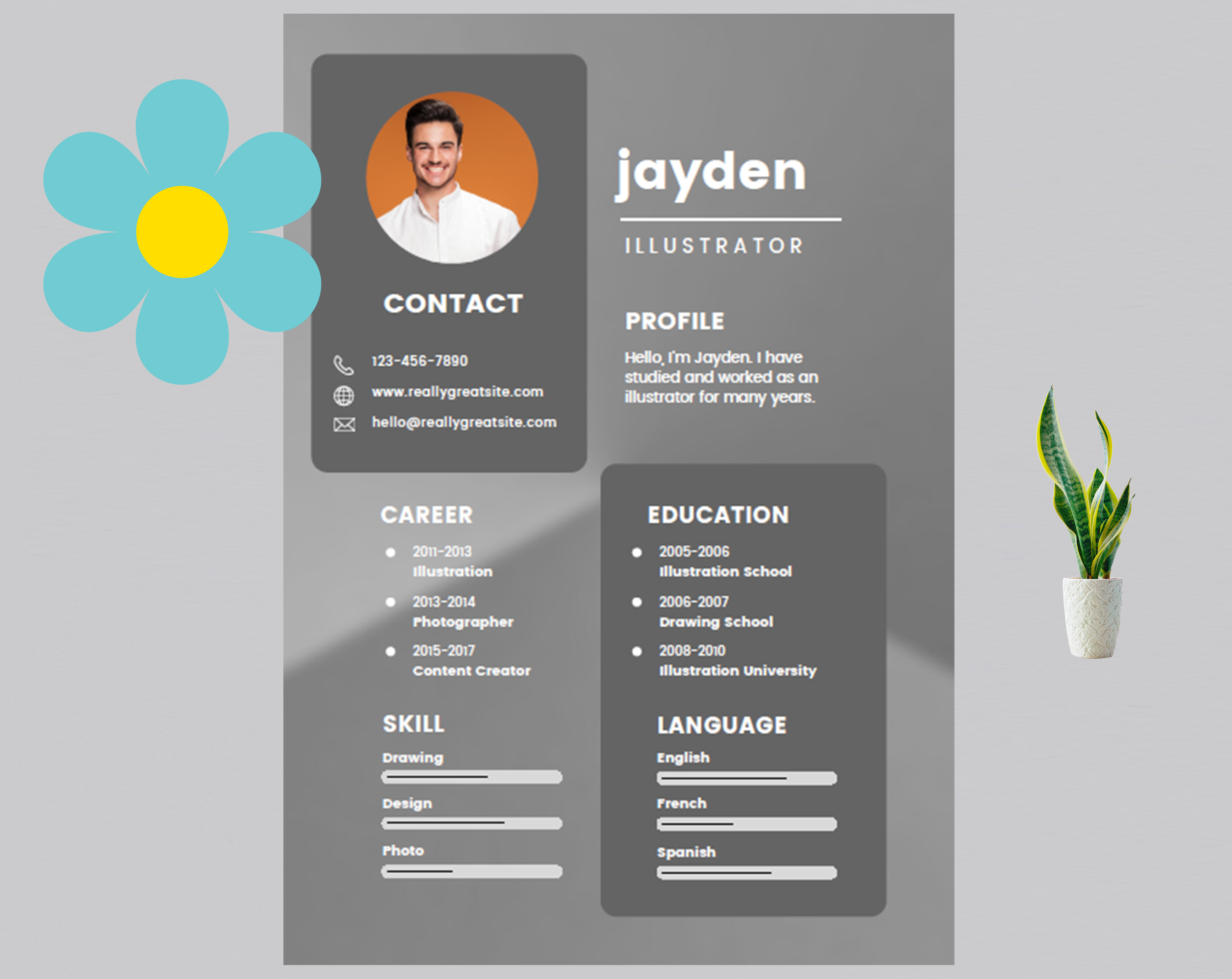 CV Resume Template - Eloquens
