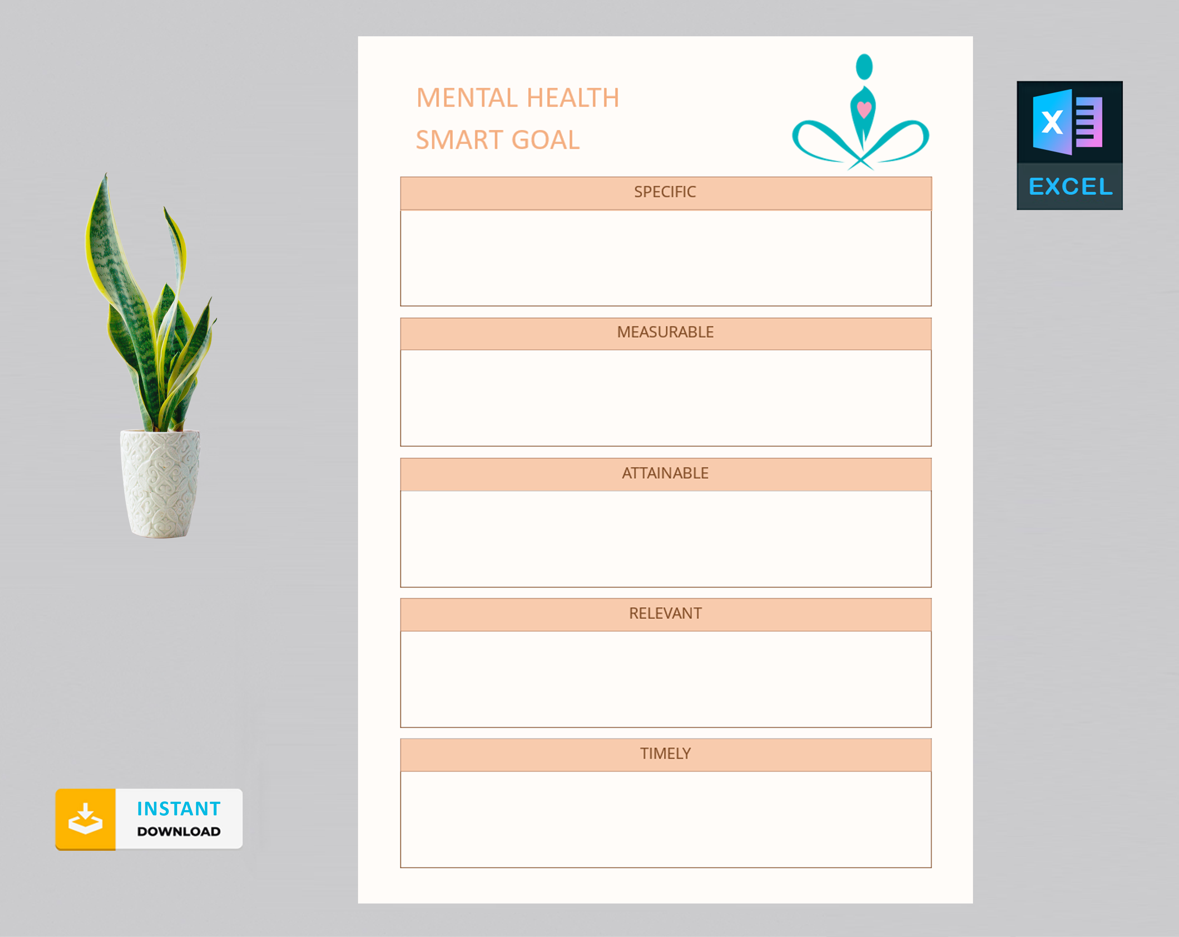 Mental health smart goals template - Eloquens