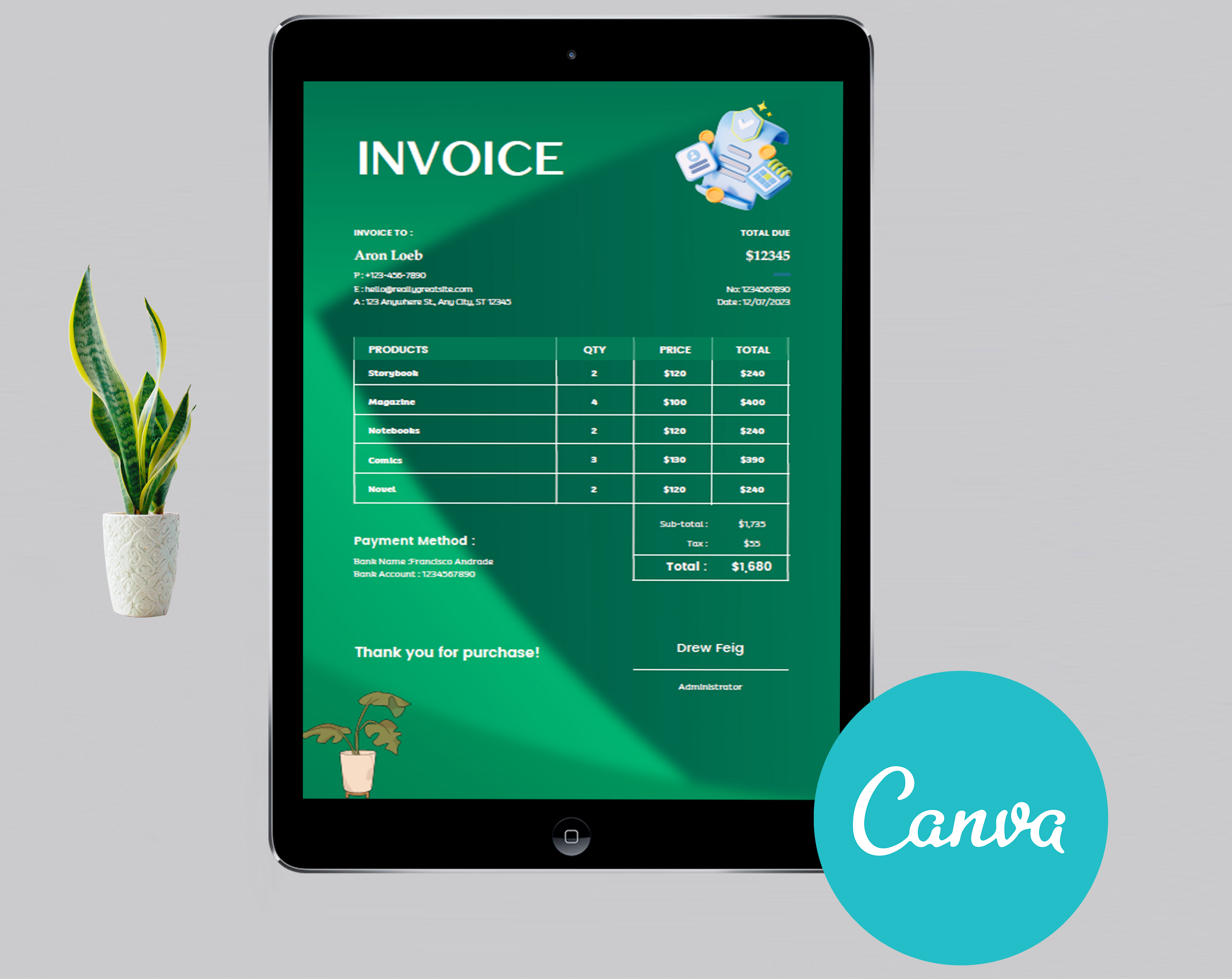 Invoice Template - Eloquens
