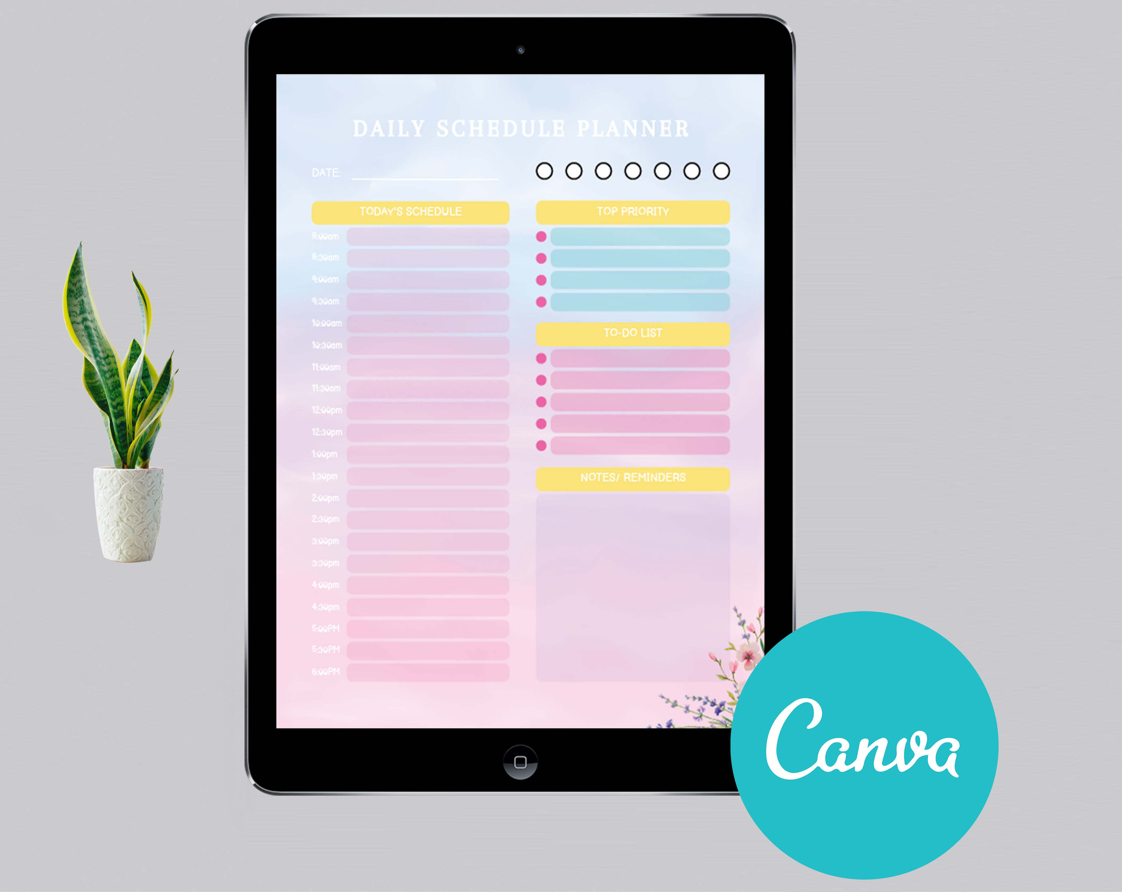 Daily Schedule Planner - Eloquens
