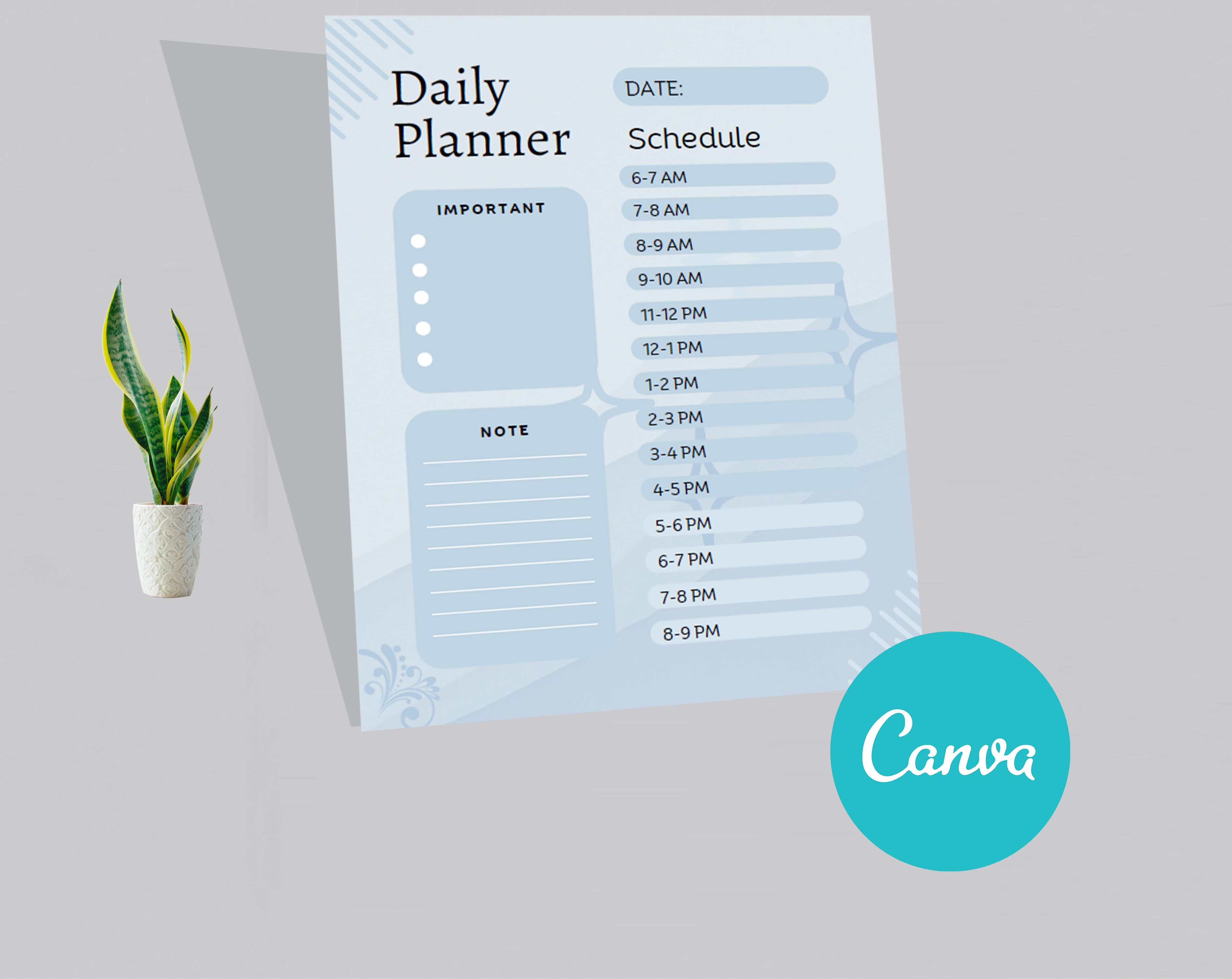 Cute Daily Schedule Planner - Eloquens
