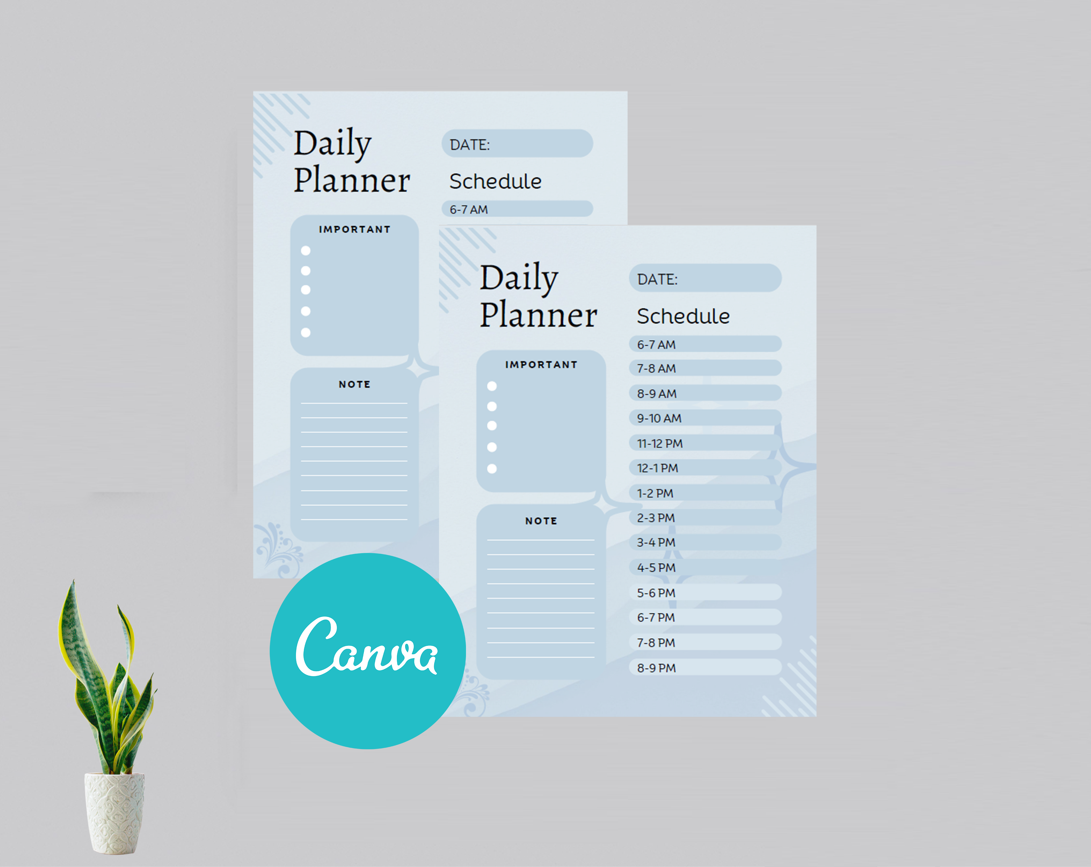 Cute Daily Schedule Planner - Eloquens