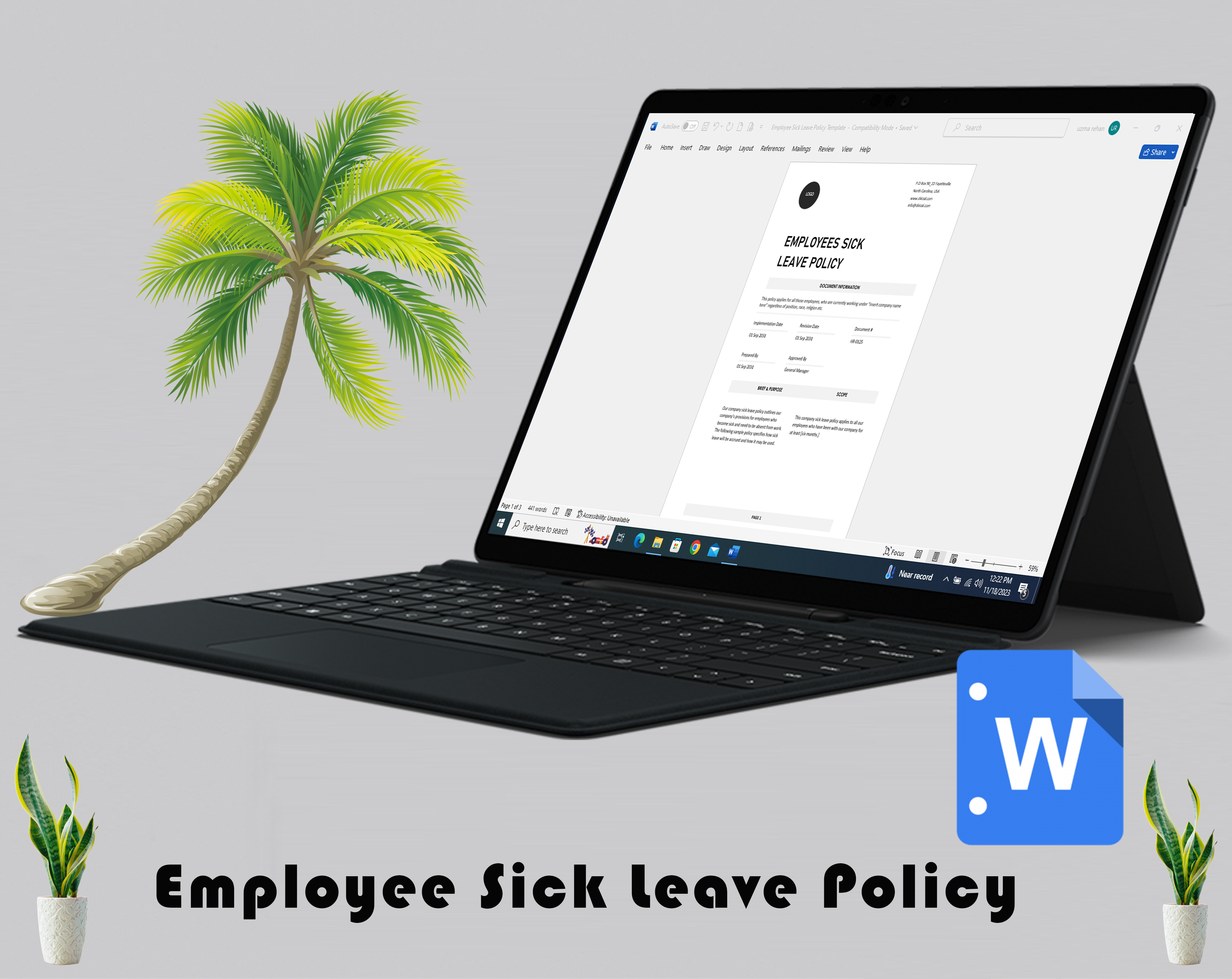 Employee Sick Leave Policy Template - Eloquens