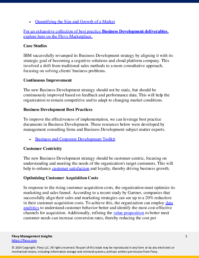 100 Strategy & Transformation Case Studies (PDF) - Eloquens