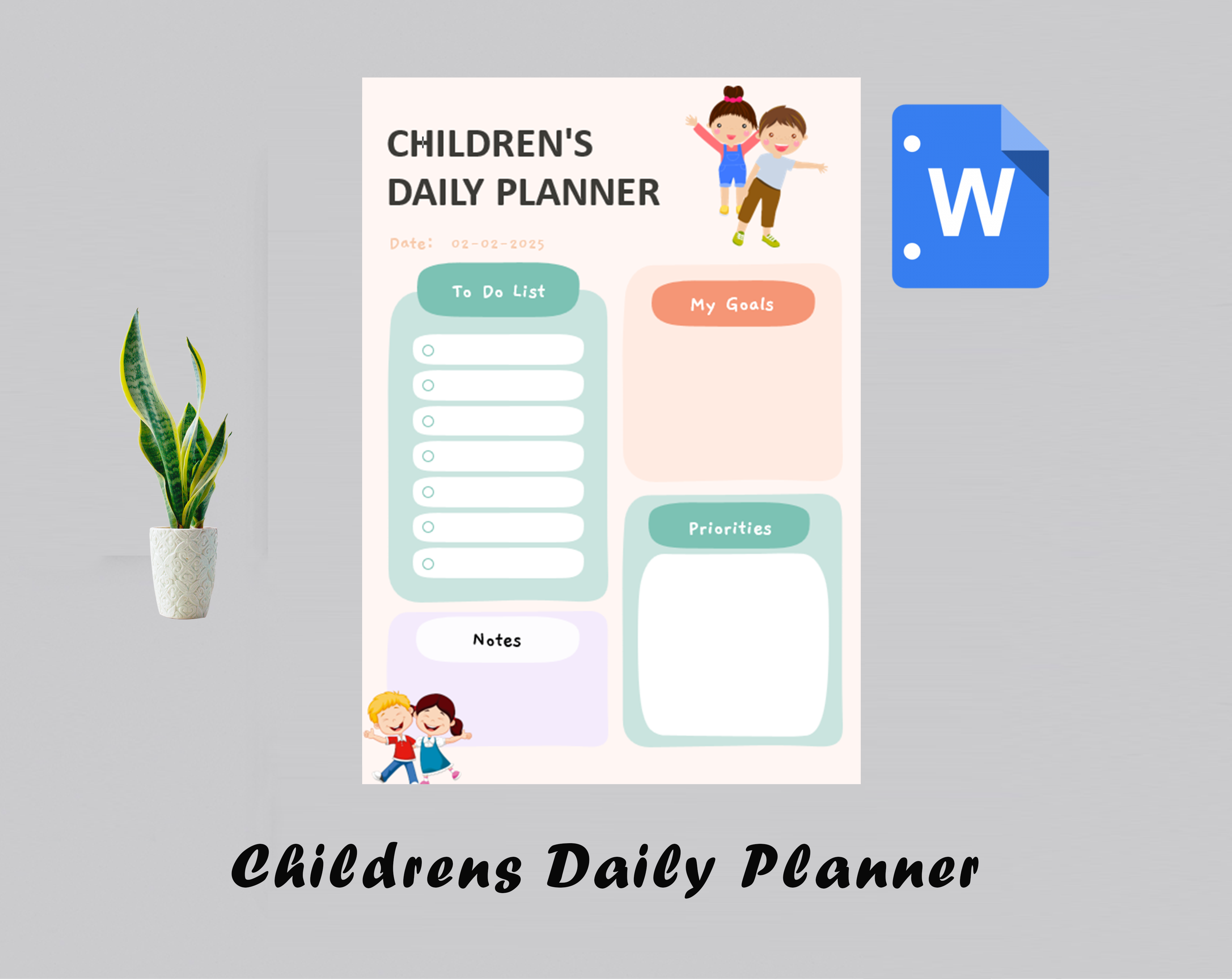 Children's Daily Planner - Eloquens