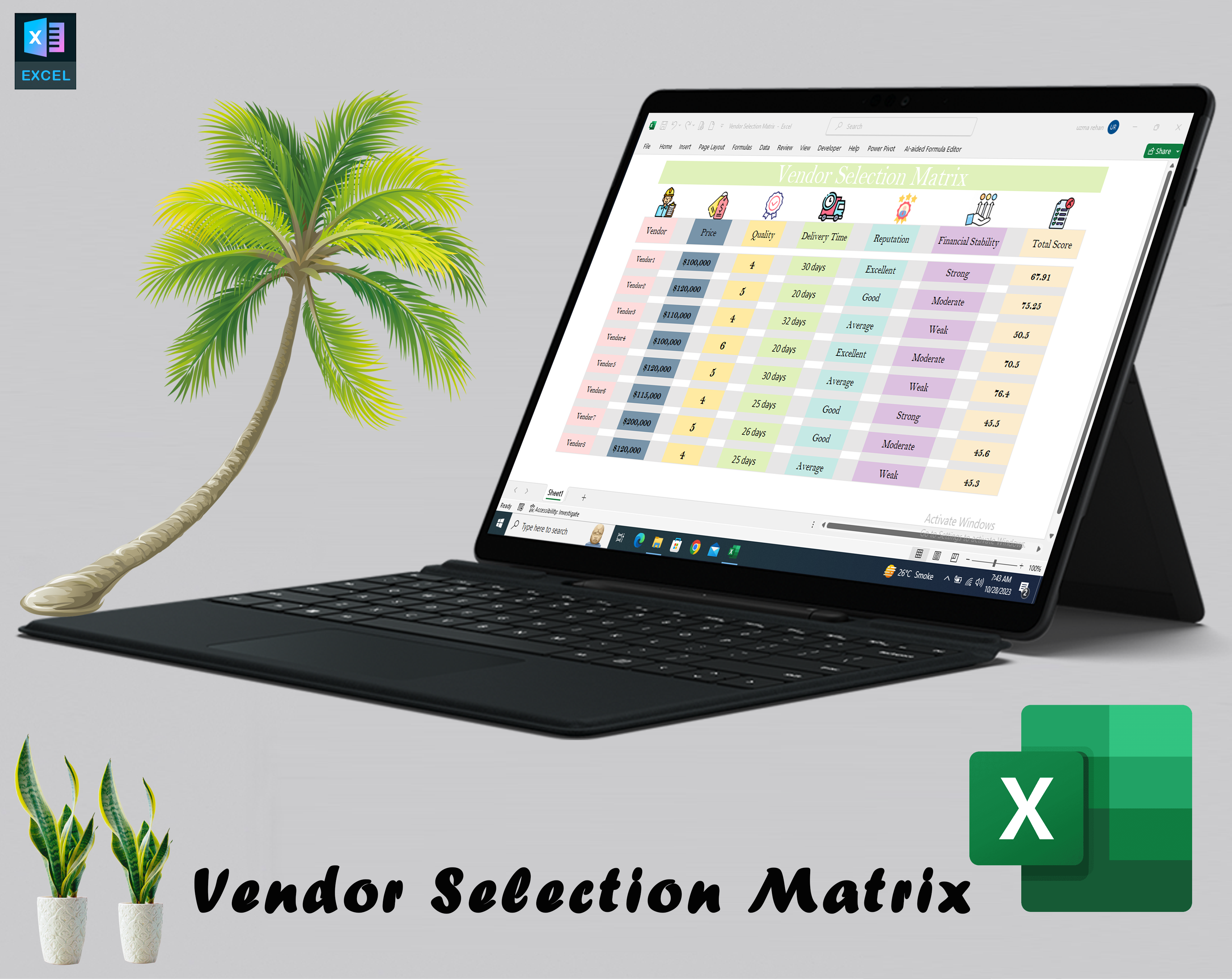 Vendor Selection Matrix - Eloquens