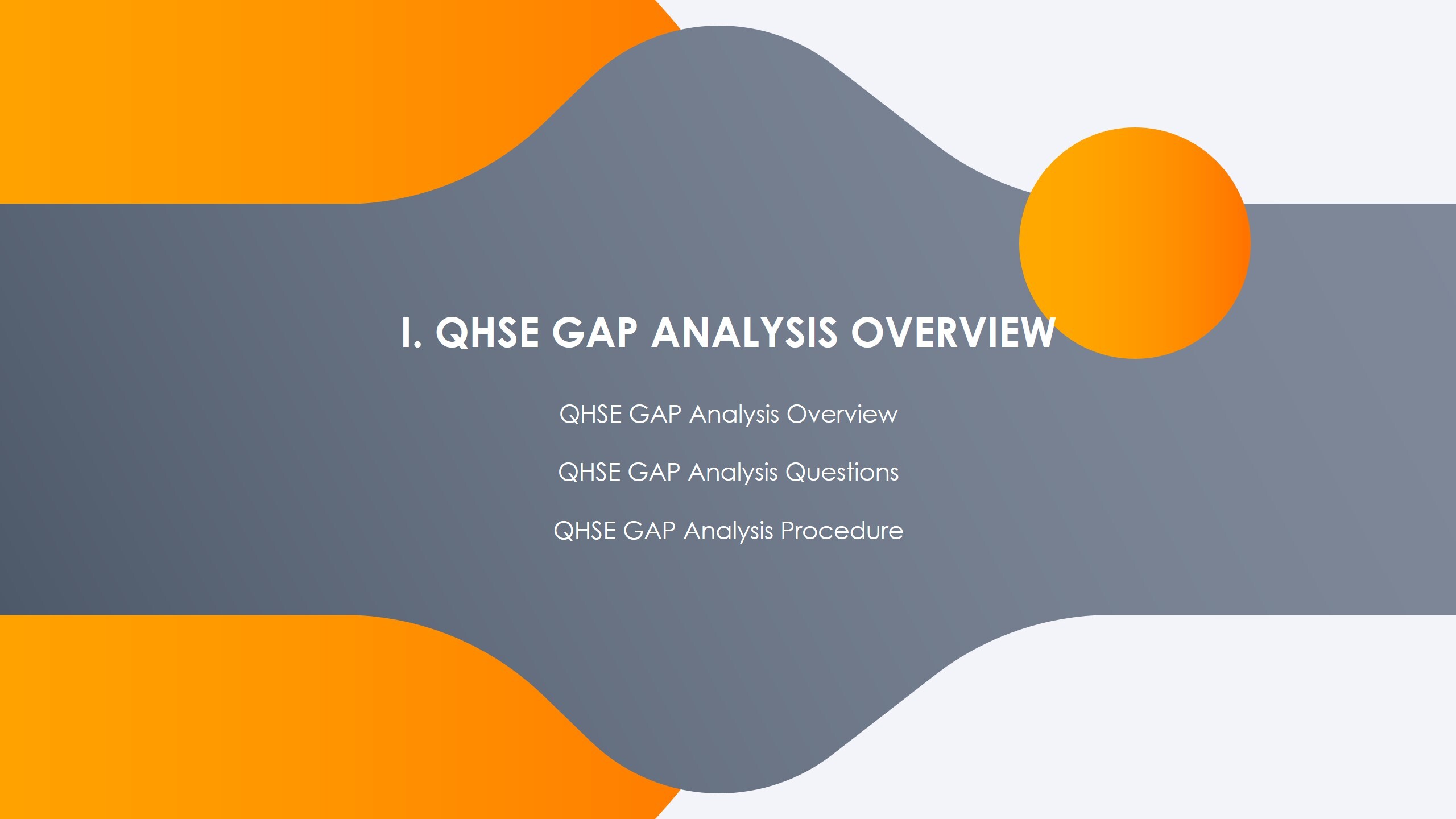 QHSE Gap Analysis Template - Eloquens